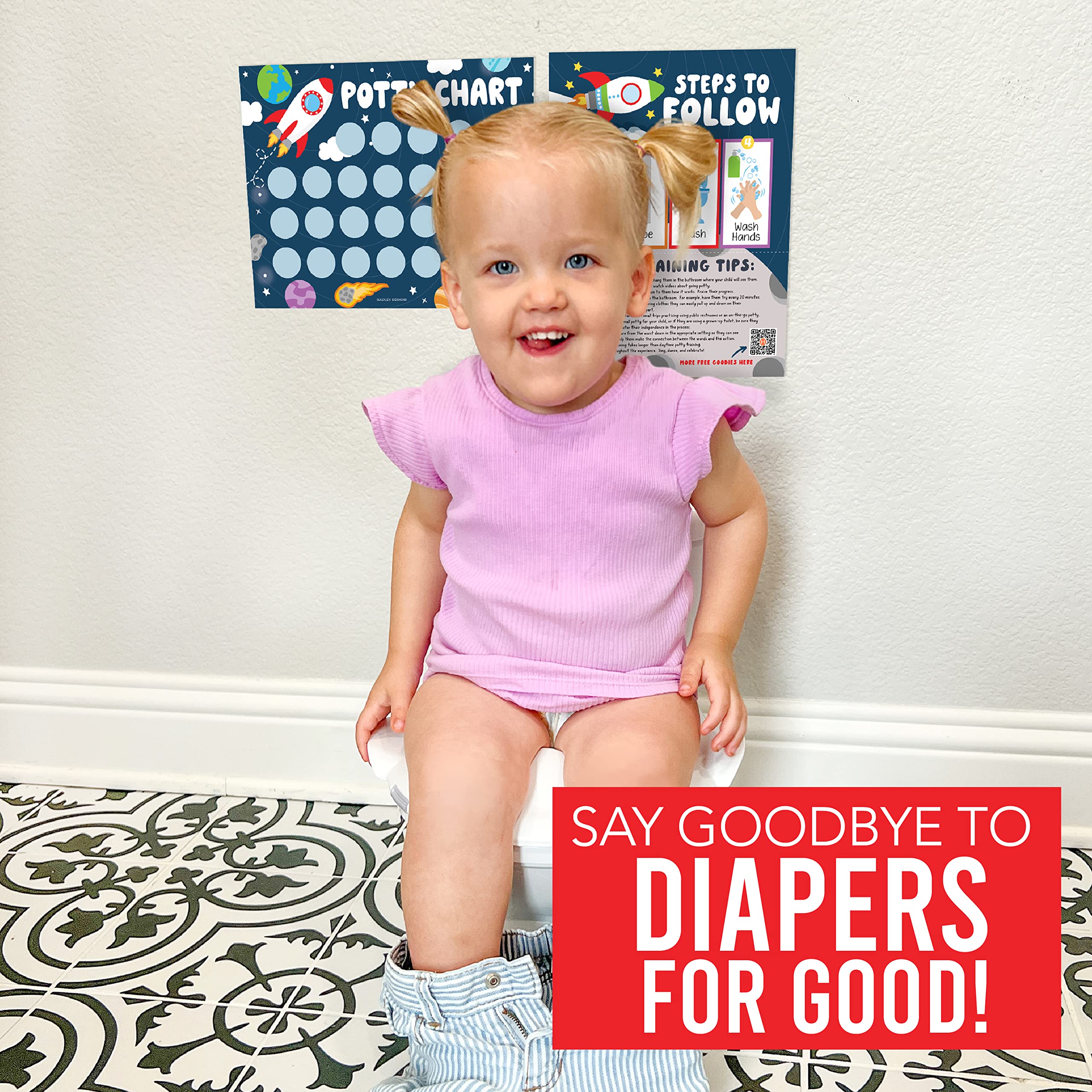 Snapklik.com : Space Sticker Chart For Kids Potty Training Chart For ...