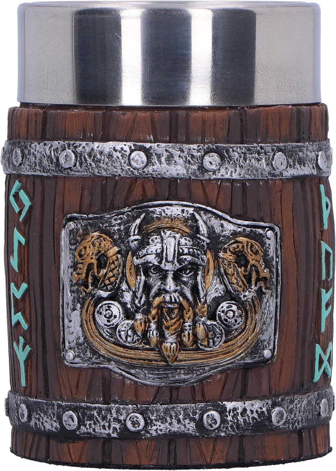 Amazon.com: Nemesis Now Norseman Shot Glass 8cm, Resin, Brown, Viking ...