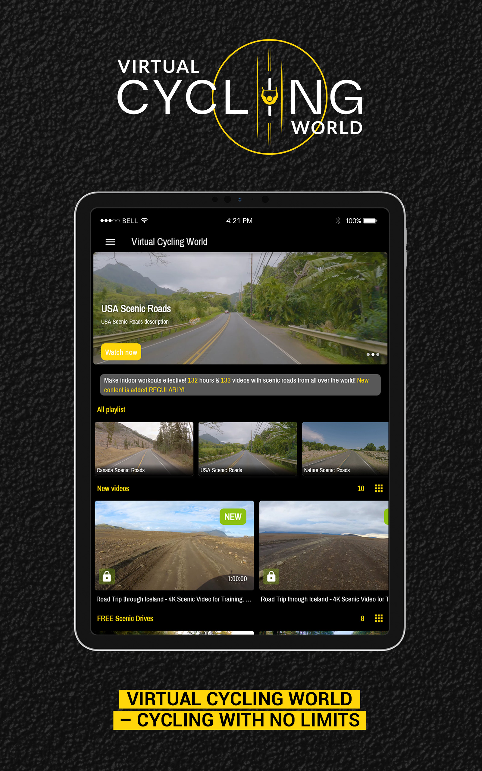 Virtual Cycling World - Indoor cycling videos - App on Amazon Appstore