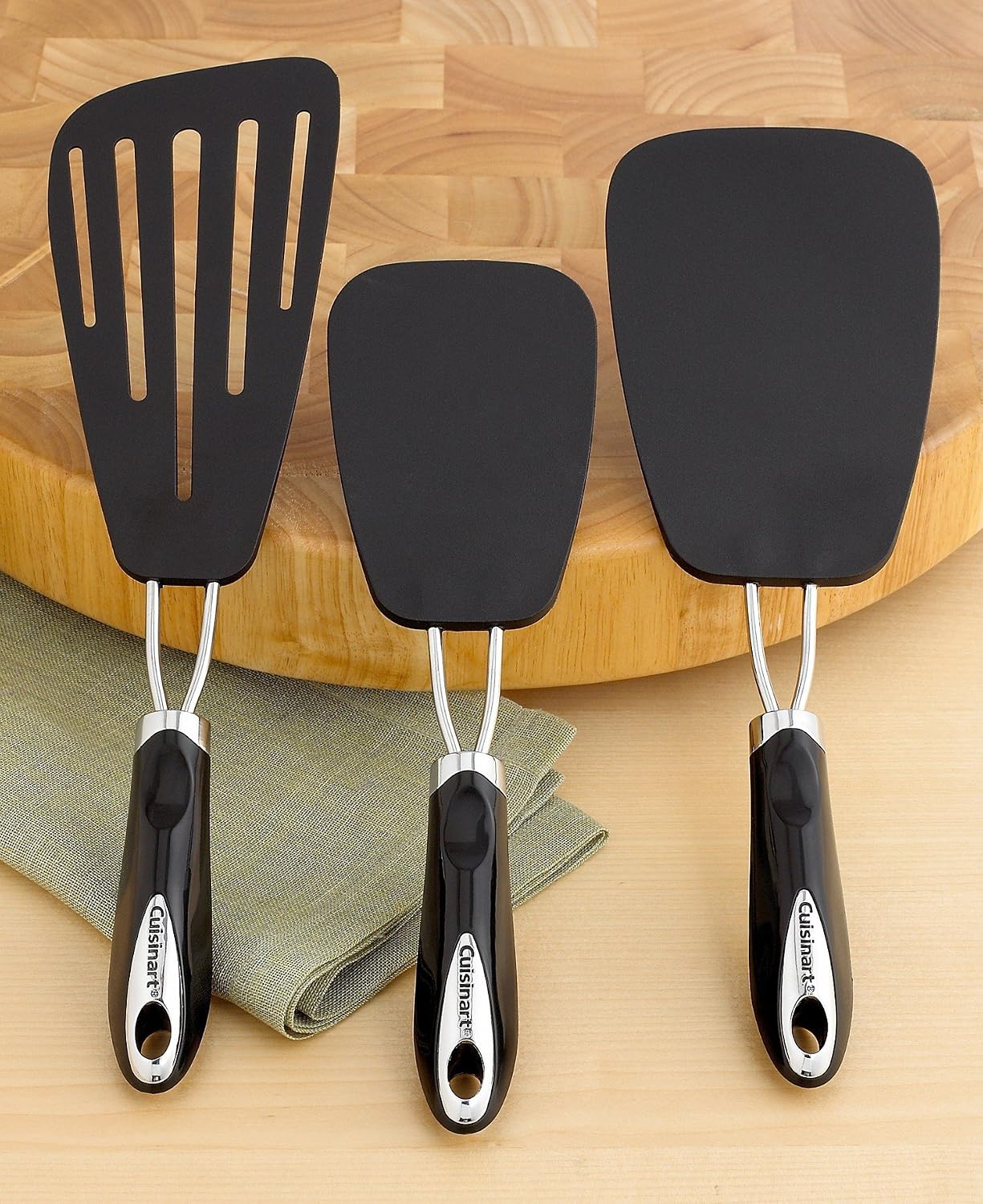 Amazon.com: Cuisinart Small Nylon Flexible Turner, Black: Spatulas ...