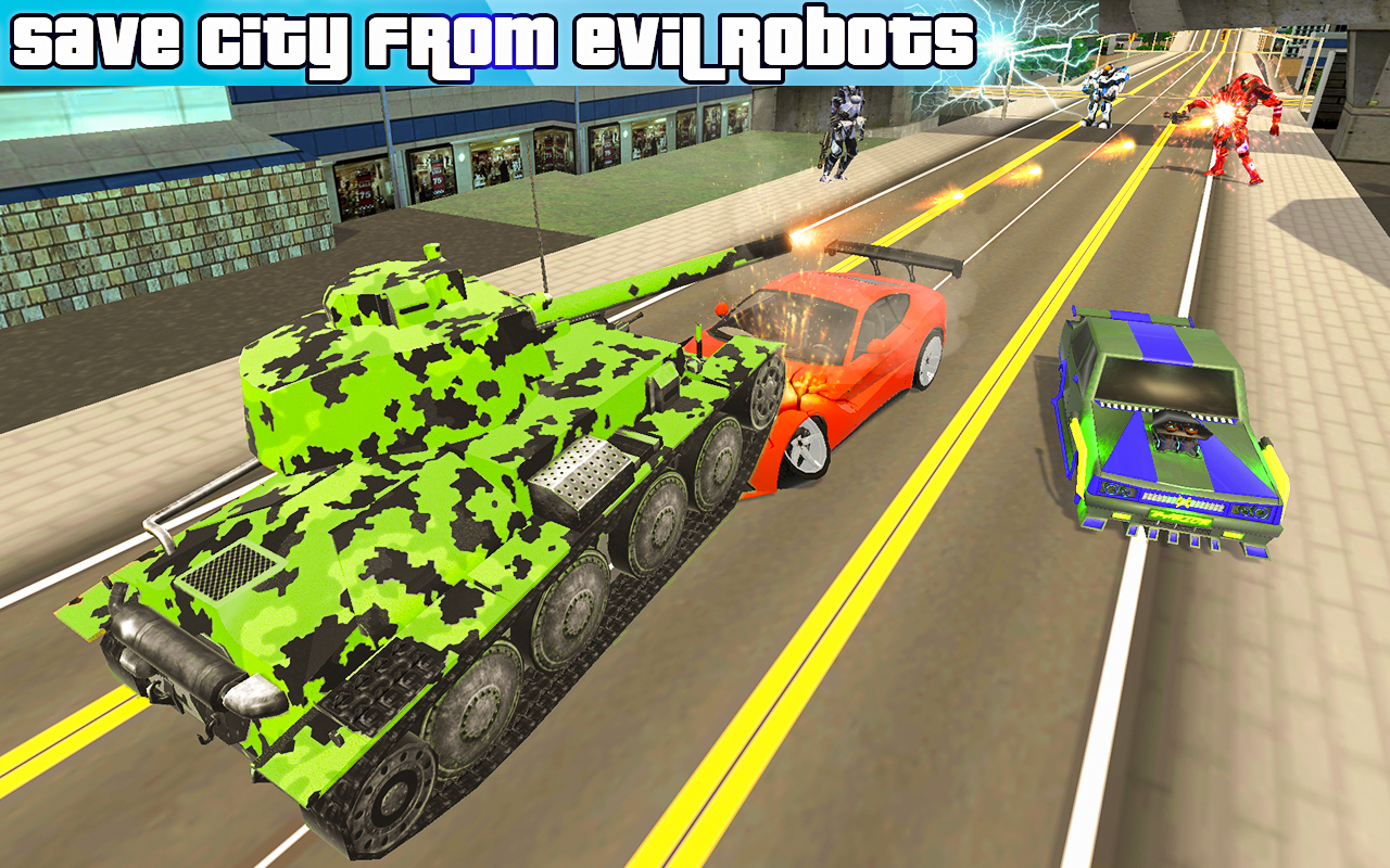 US Army Robot Transformation Jet Robo Car Tank War - App on Amazon Appstore