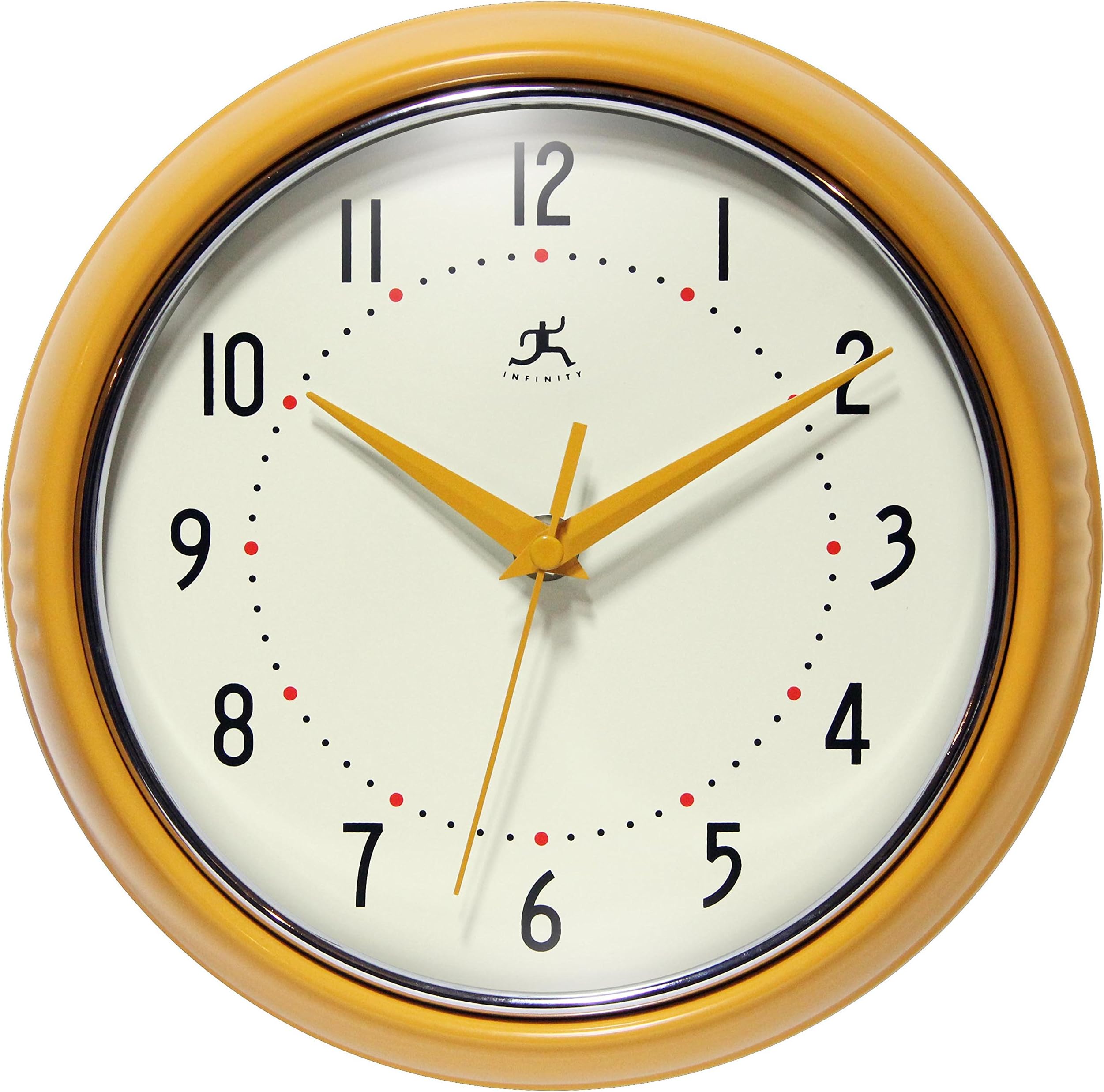 Amazon.com: Retro Wall Clock Vintage 1950s | Westclox Vintage Wall ...
