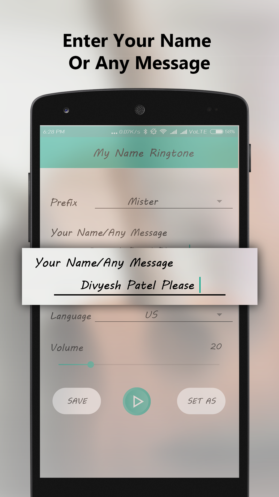 My Name Ringtone Maker - App on Amazon Appstore