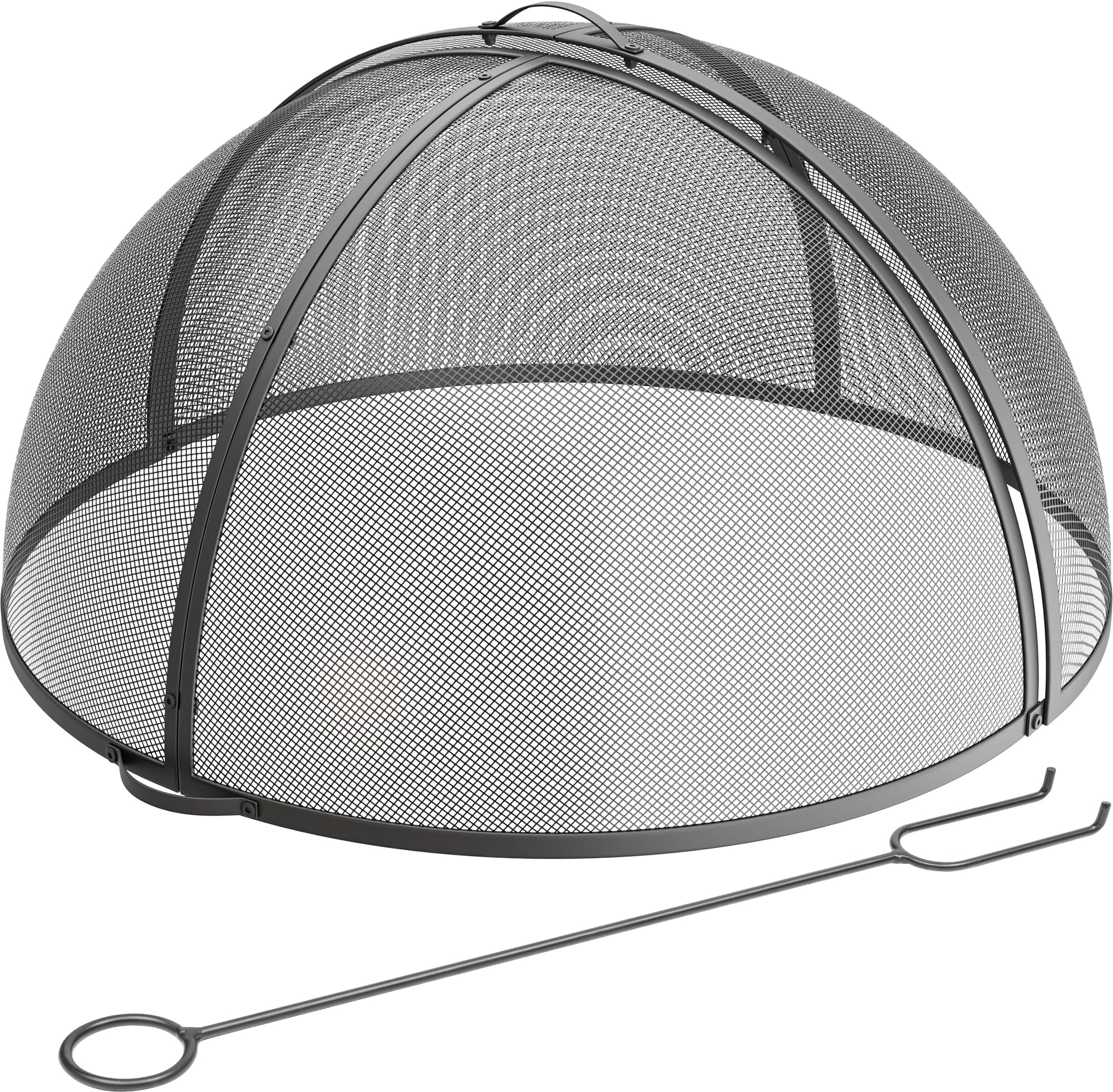 Amazon.com: VEVOR Fire Pit Spark Screen Round 20", Reinforced Heavy ...