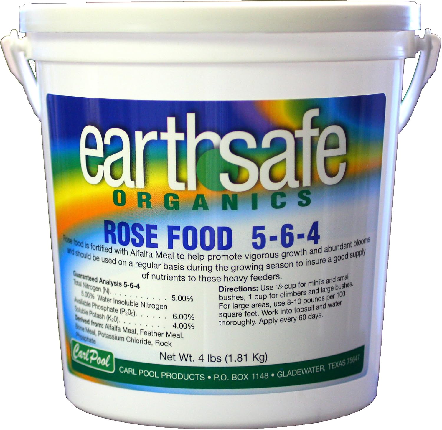 Amazon.com : Rose Food 5-6-4 4lbs : Fertilizers : Patio, Lawn & Garden