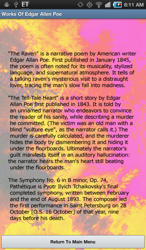 SchoolReading - Edgar Allen Poe – The Raven and The Tell-Tale Heart ...