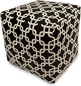 Amazon.com: Majestic Home Goods Links Indoor/Outdoor Stuffed Cube-Bean ...