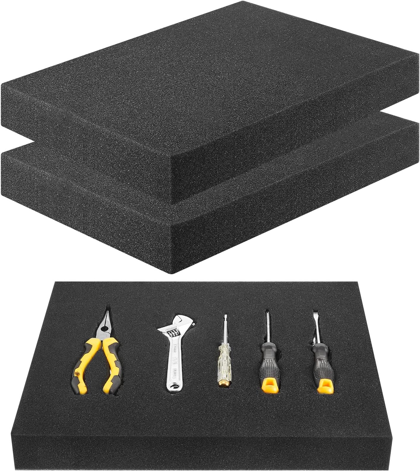 Amazon.com: Pushglossy 4 Pieces Polyethylene Foam Sheet 54 x 16 x 1 ...