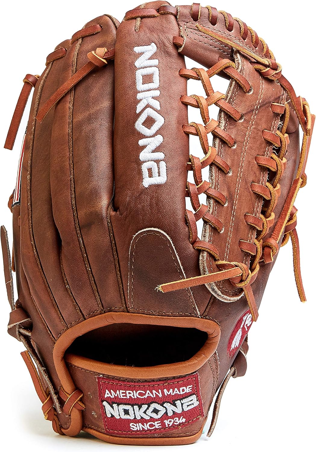 Amazon.com : NOKONA W-1275M Handcrafted Walnut Baseball and Softball ...