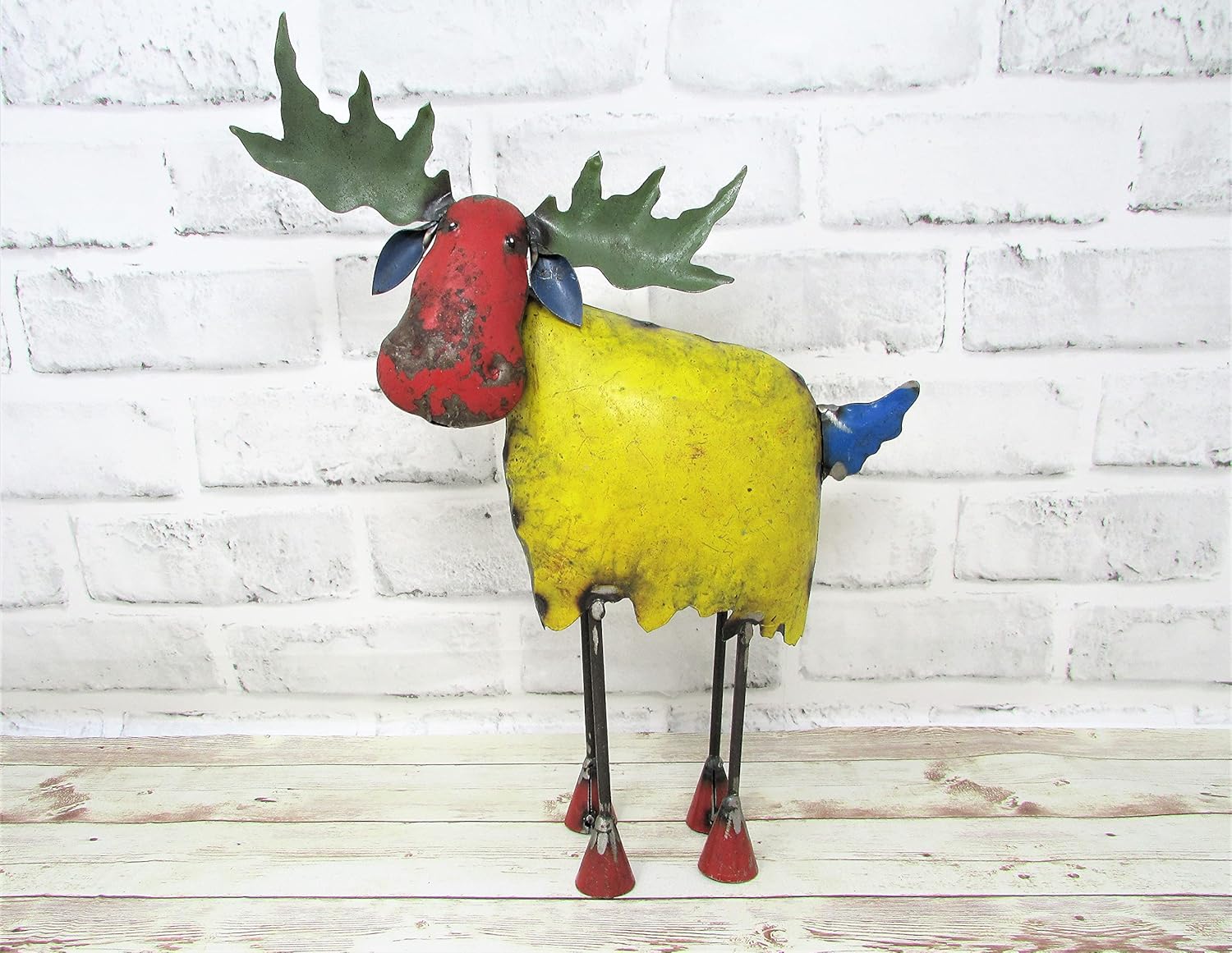 Amazon.com: Big Sky Antiques Rustic Medium 13" Repurposed Scrap Metal ...