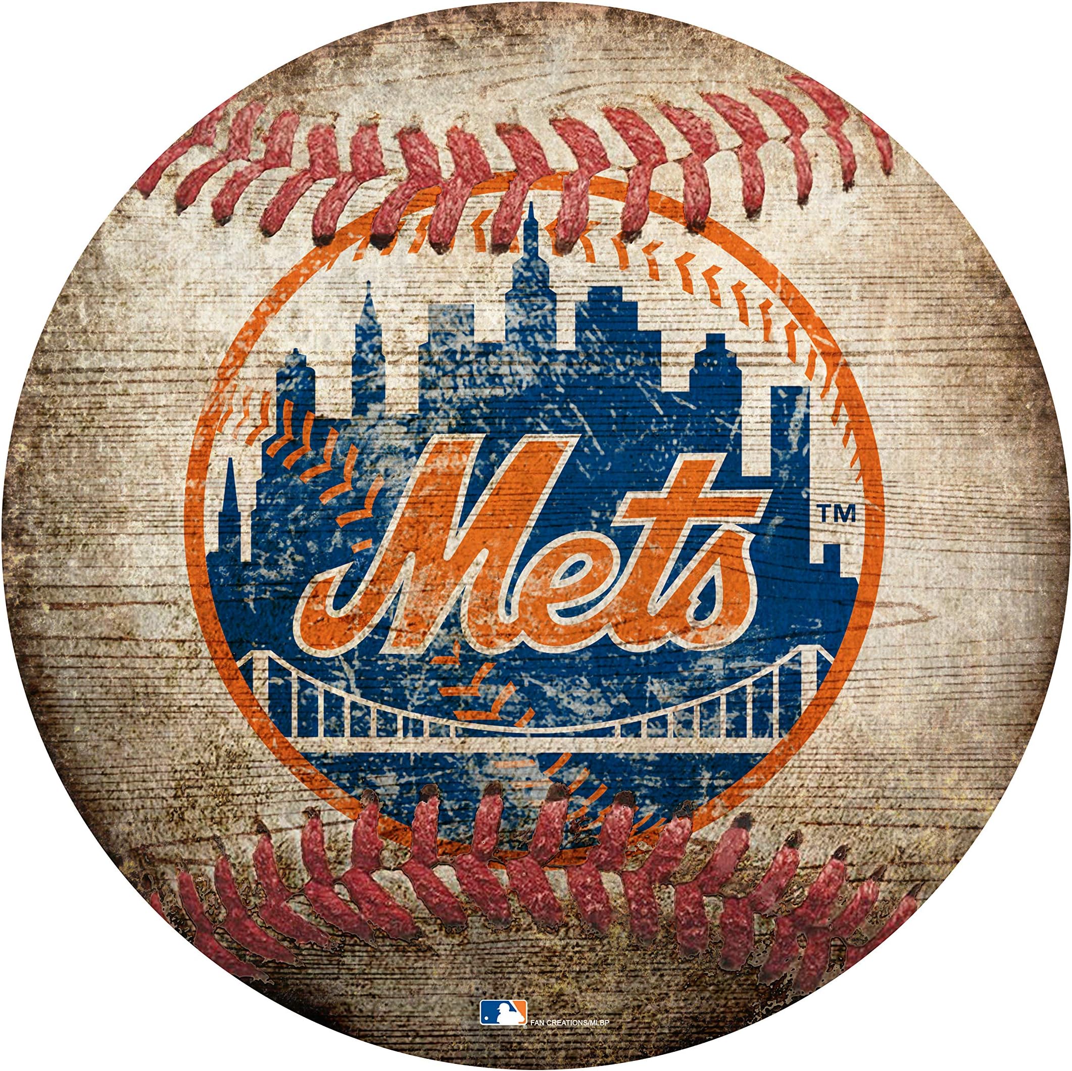Amazon.com: Mets 12" Baseball Shaped Sign : Sports & Outdoors