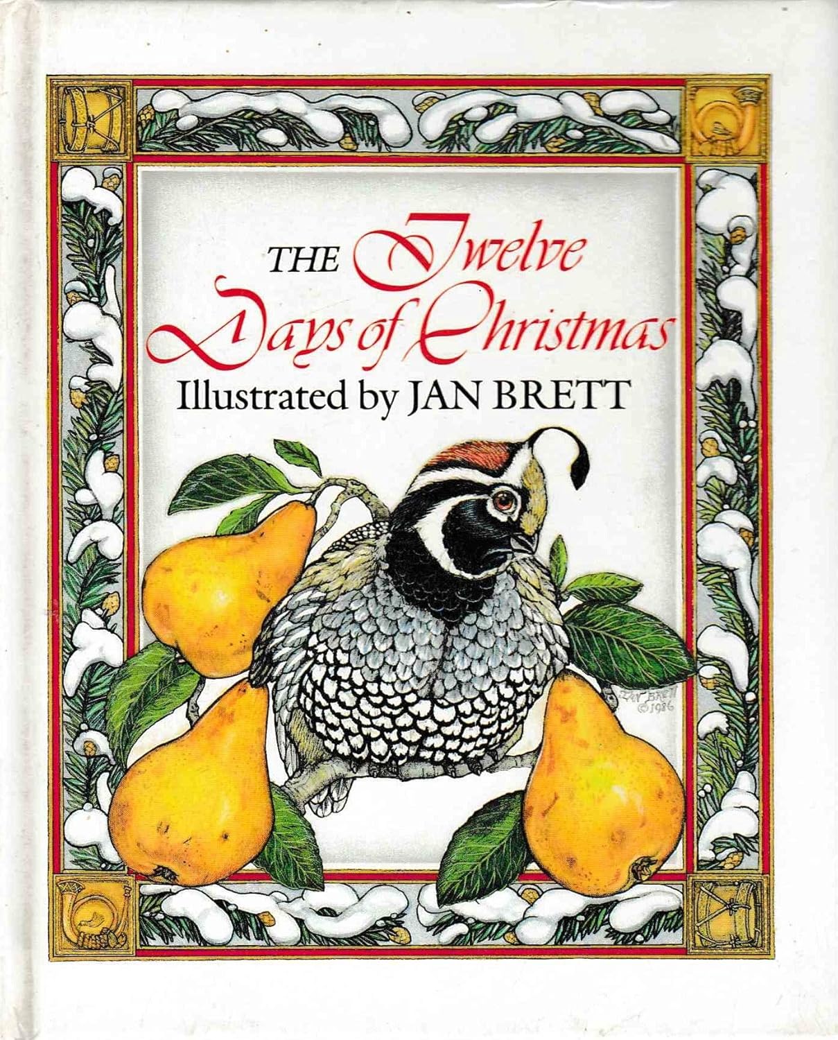 The Twelve Days of Christmas: Jan Brett, Jan Brett: 9780399221972 ...