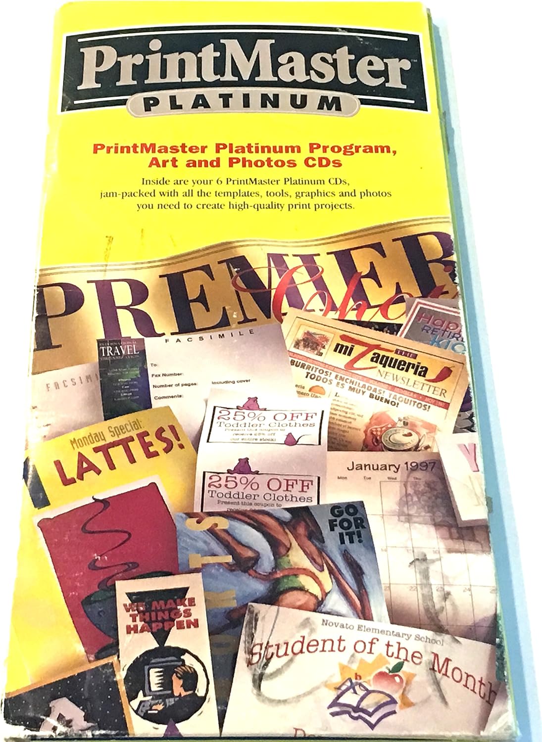 Amazon.com: Print Master Platinum 1995 6 CD Set