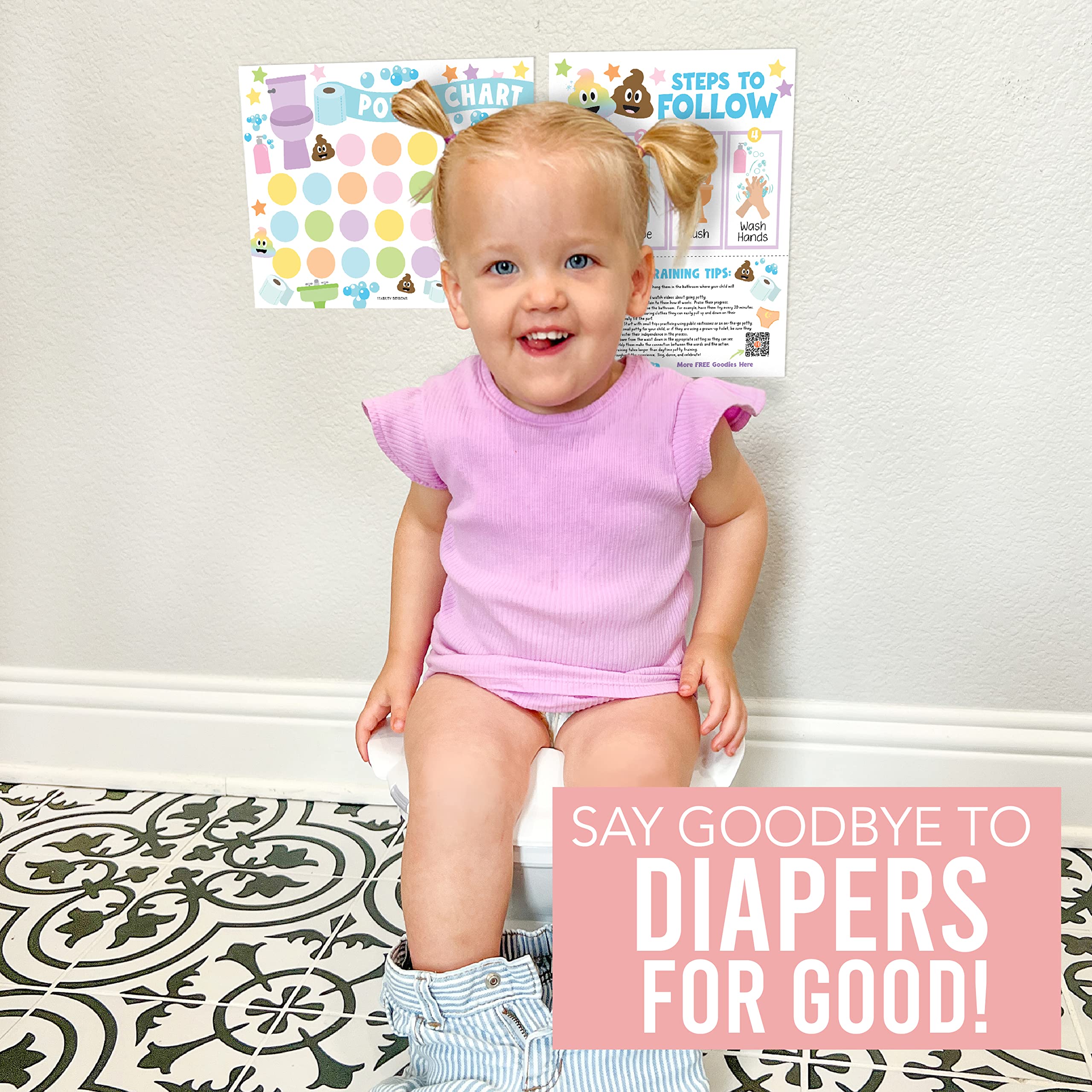 Snapklik.com : Hadley Designs Doodle Sticker Chart For Kids Potty ...