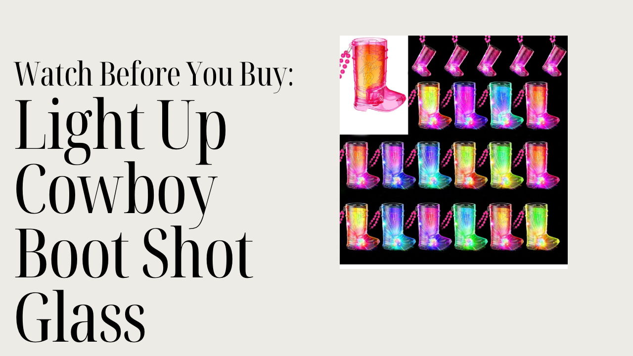 Watch Honest Review of Cowboy Boot Shot Glass! on Amazon Live