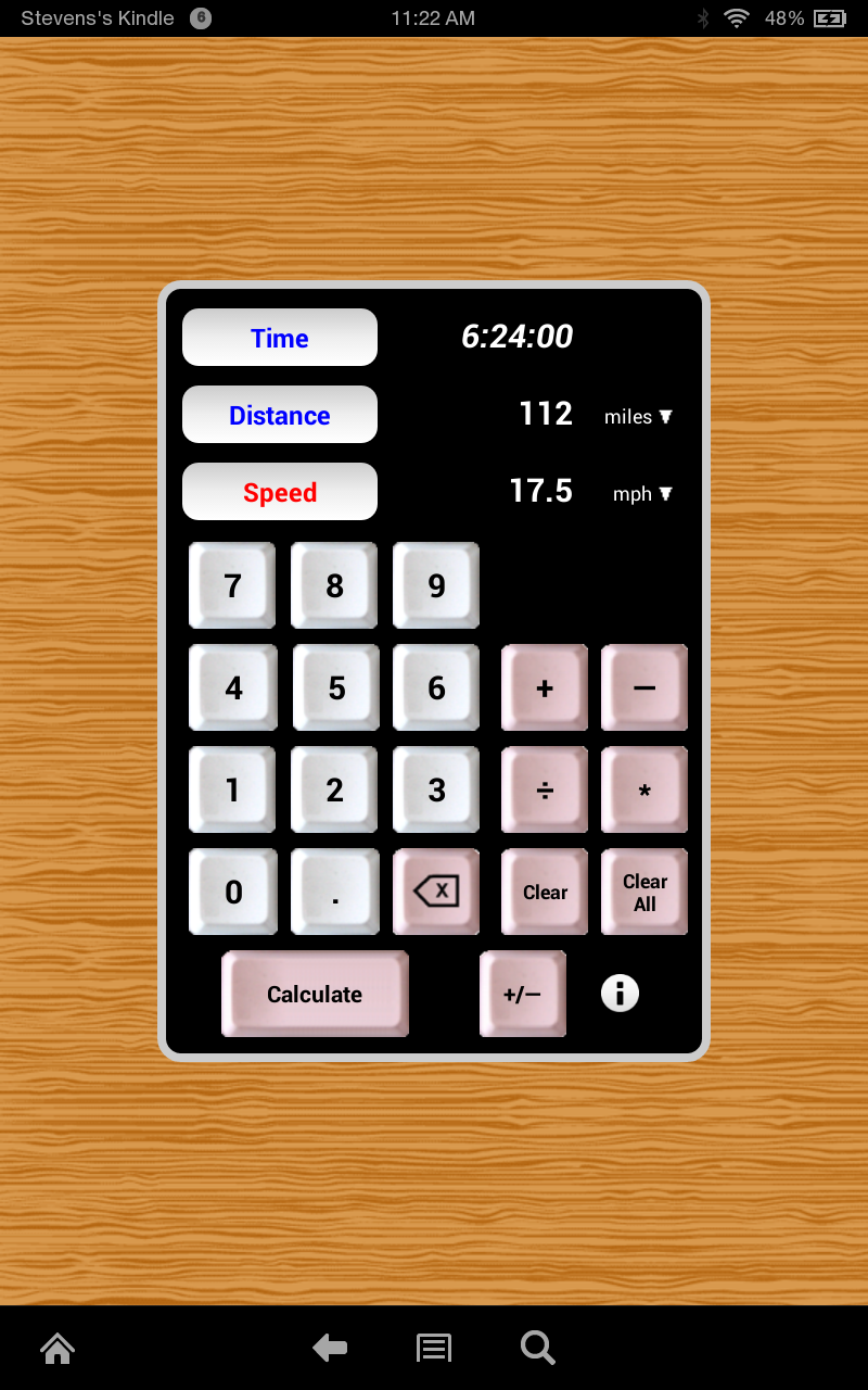 Athlete's Calculator - App on Amazon Appstore