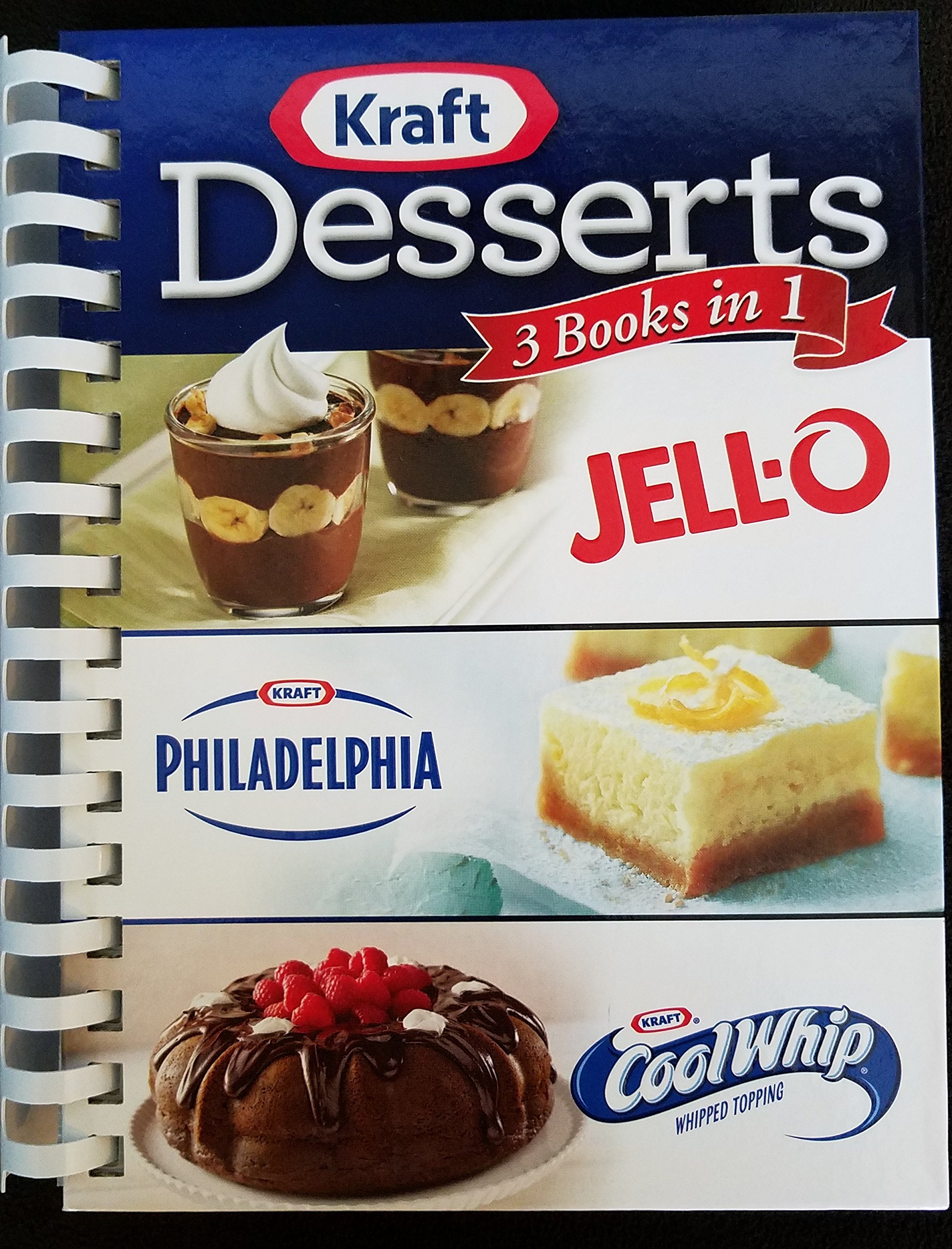 Kraft Desserts 3 Books in 1 Cookbook: 9781450884587: Amazon.com: Books
