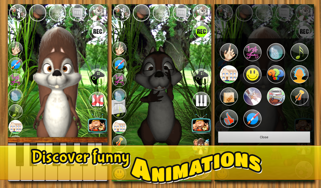 Talking James Squirrel (Kindle Tablet Edition) - App on the Amazon Appstore