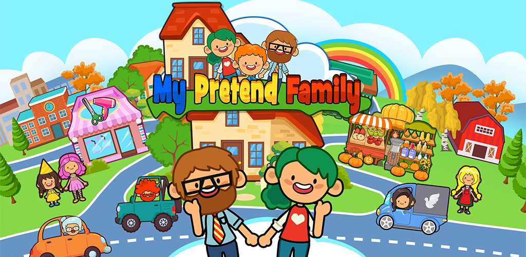 My Pretend Home & Family - Kids Play Town City Games FREE - App on ...