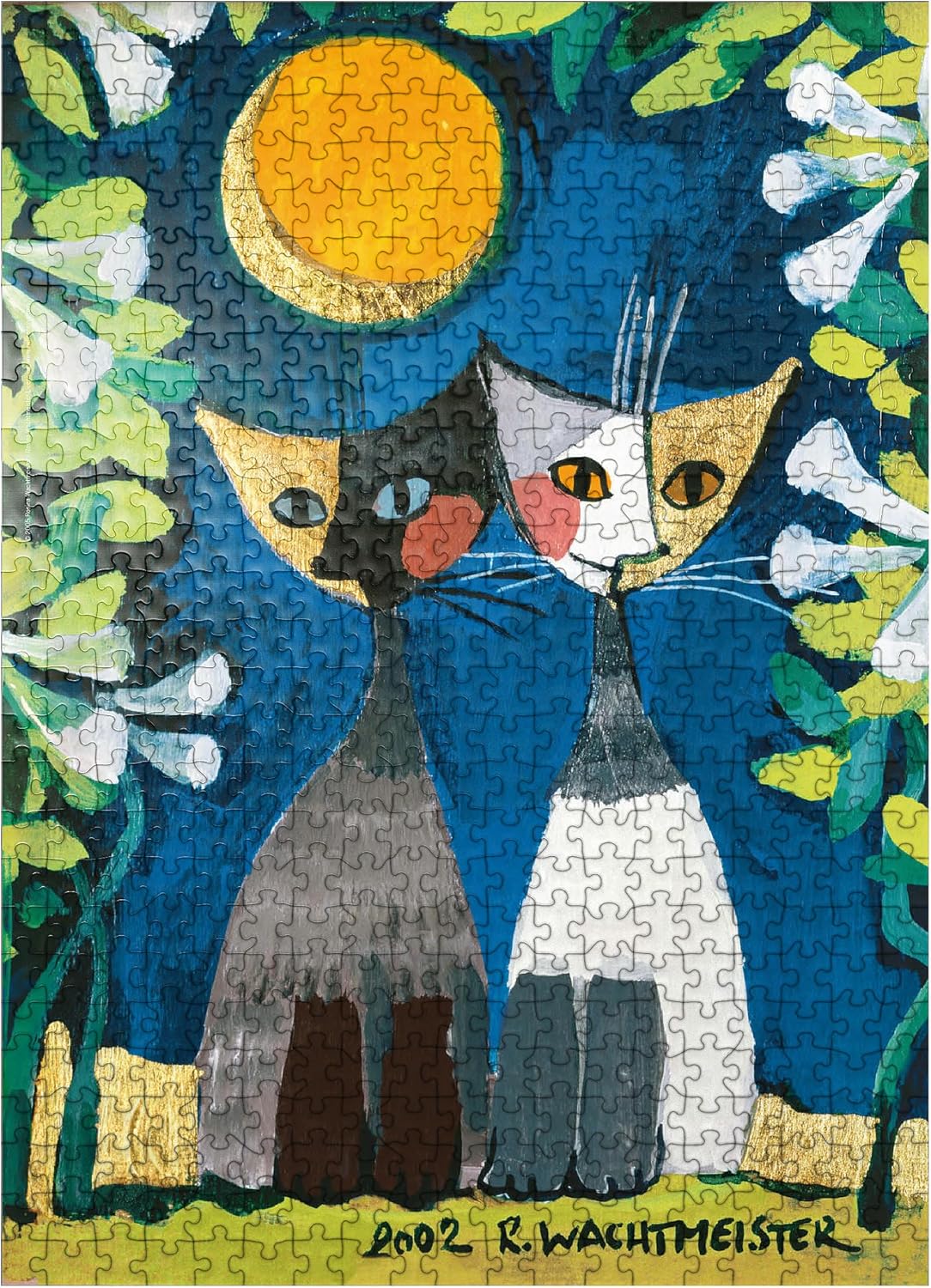 Amazon.com: MyPuzzle Wachtmeister White Flowers - Rosina Wachtmeister ...