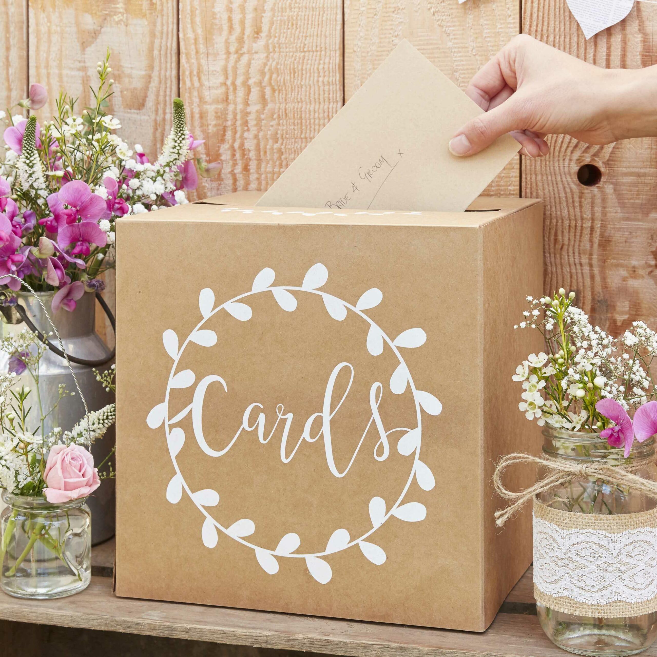 Cardboard Post Box Wedding DIY Wedding Post Box Ideas: 22 Ways To