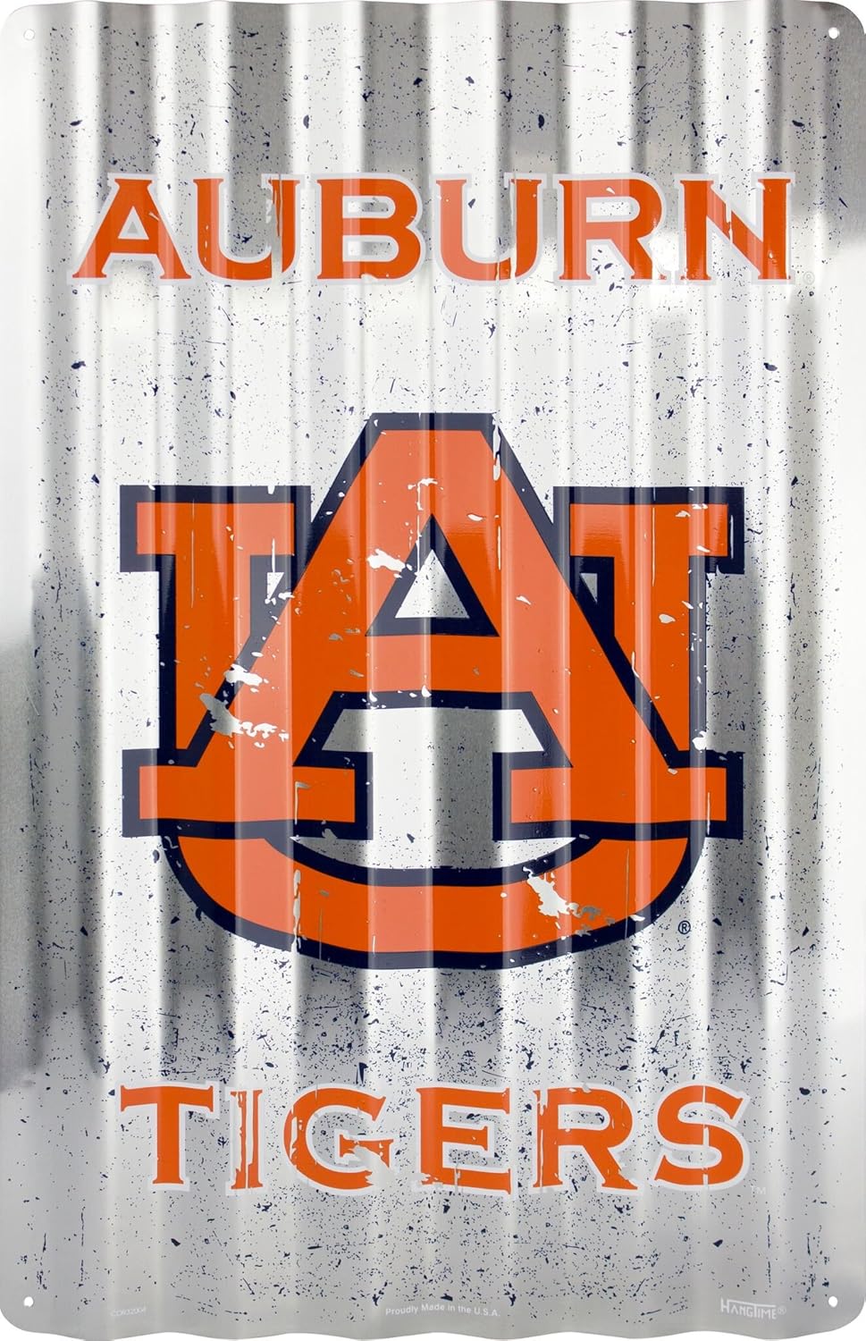 Amazon.com : Hangtime Auburn University - Auburn Tigers Corrugated Sign ...