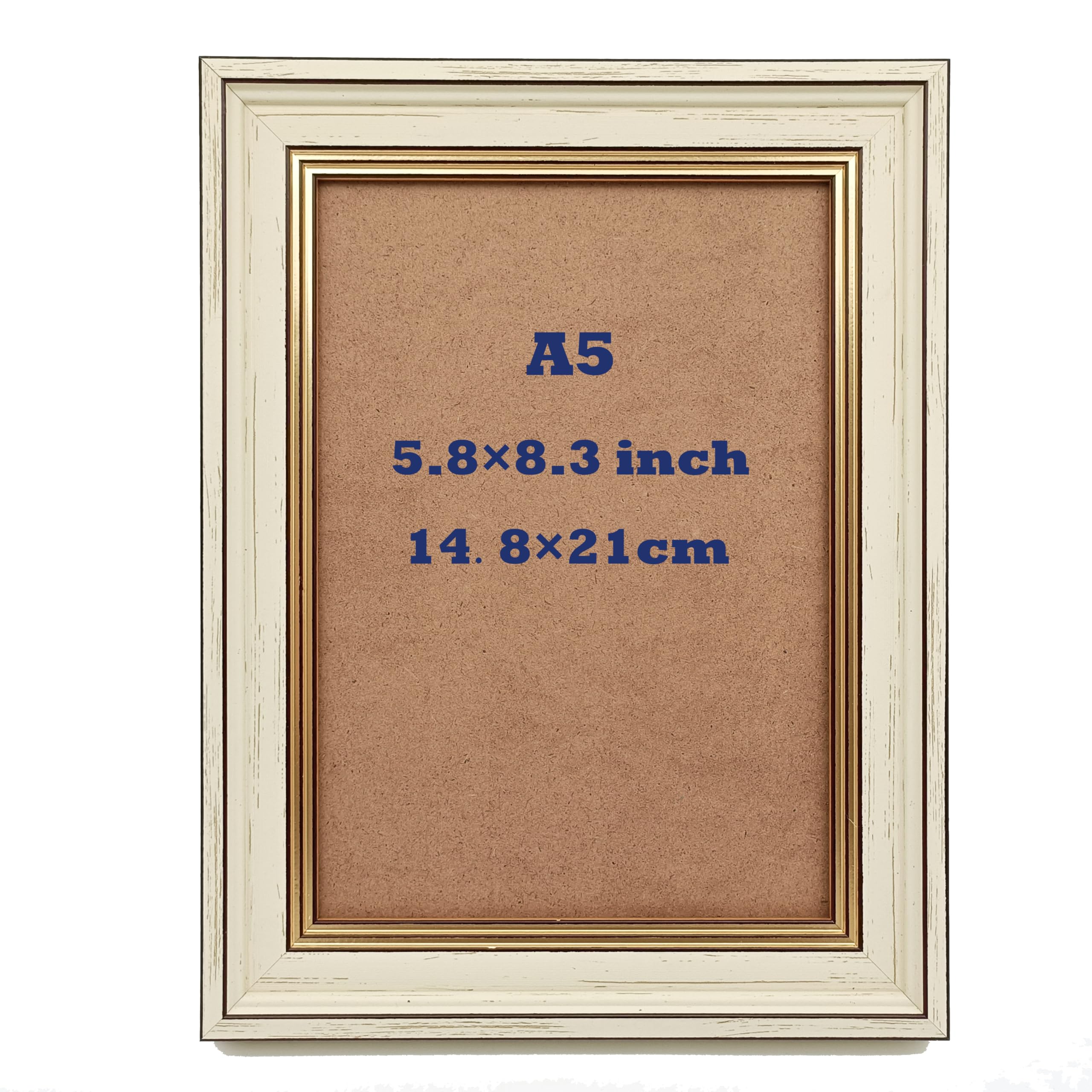 Amazon.com - FRAMEWOLD Flat Edge Picture Frames A5 White Photo Frame 5. ...