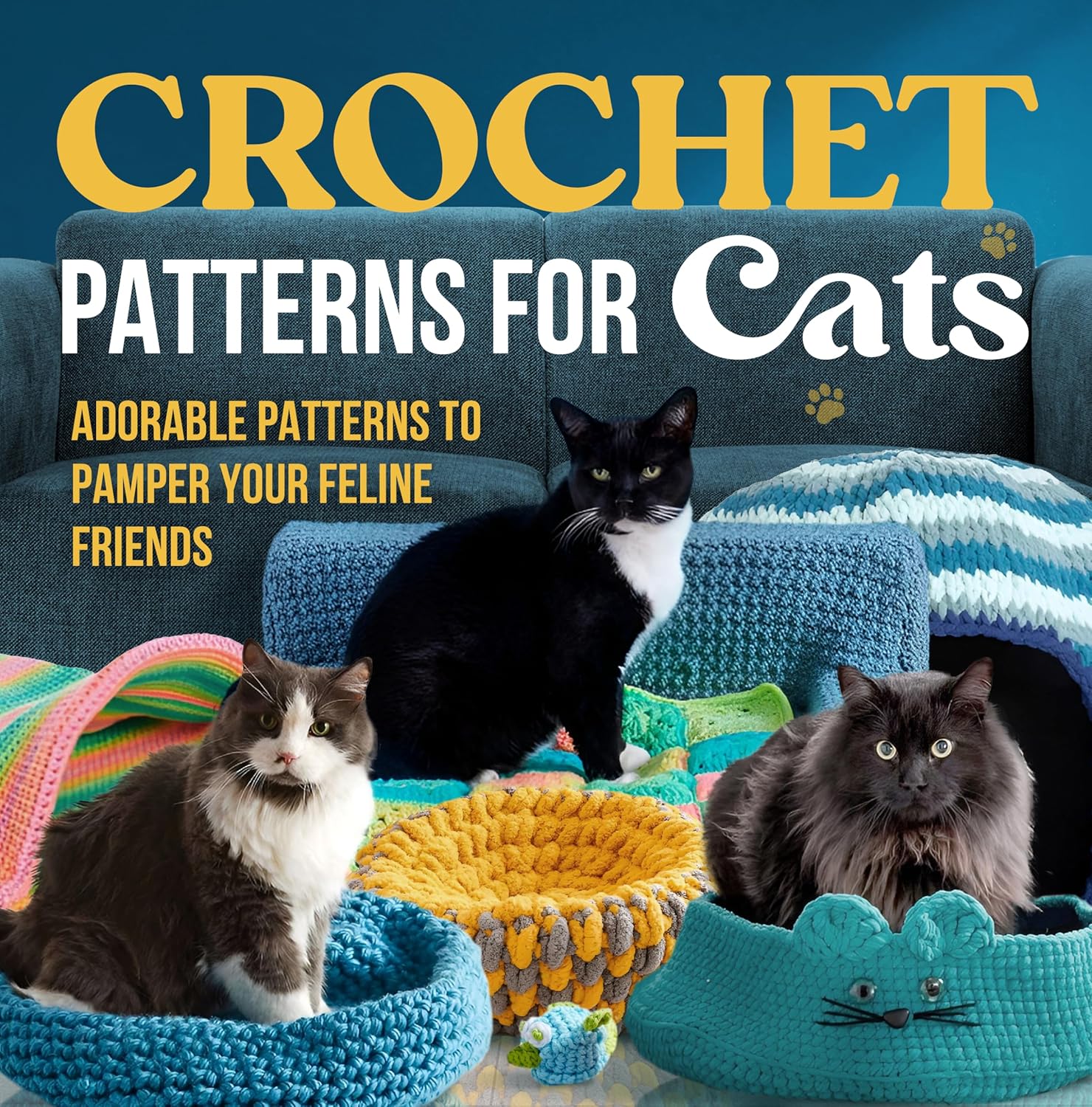Amazon.com: Crochet Patterns For Cats: Adorable Patterns to Pamper Your ...