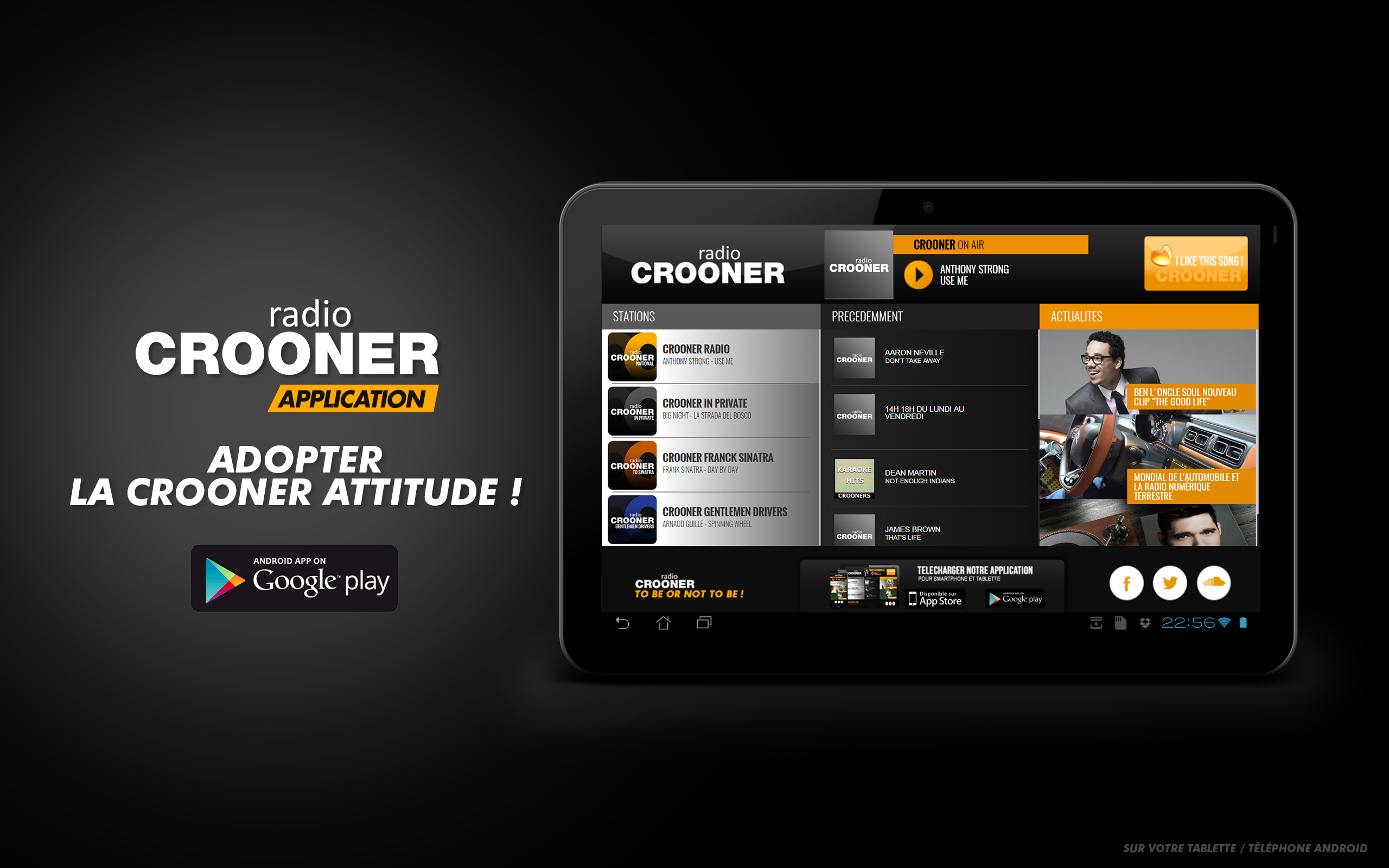 Crooner Radio - Application sur Amazon Appstore