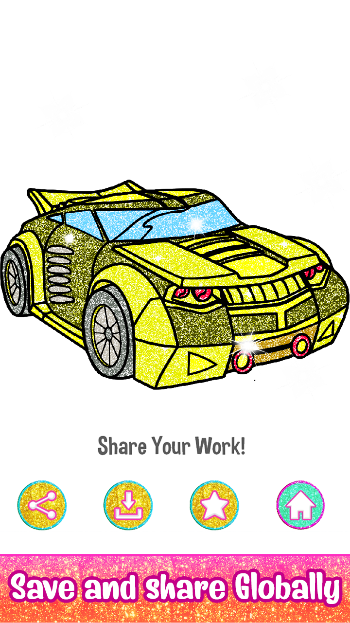 Glitter Color by Number - Grownups Coloring Book Pages:Amazon.co.uk ...