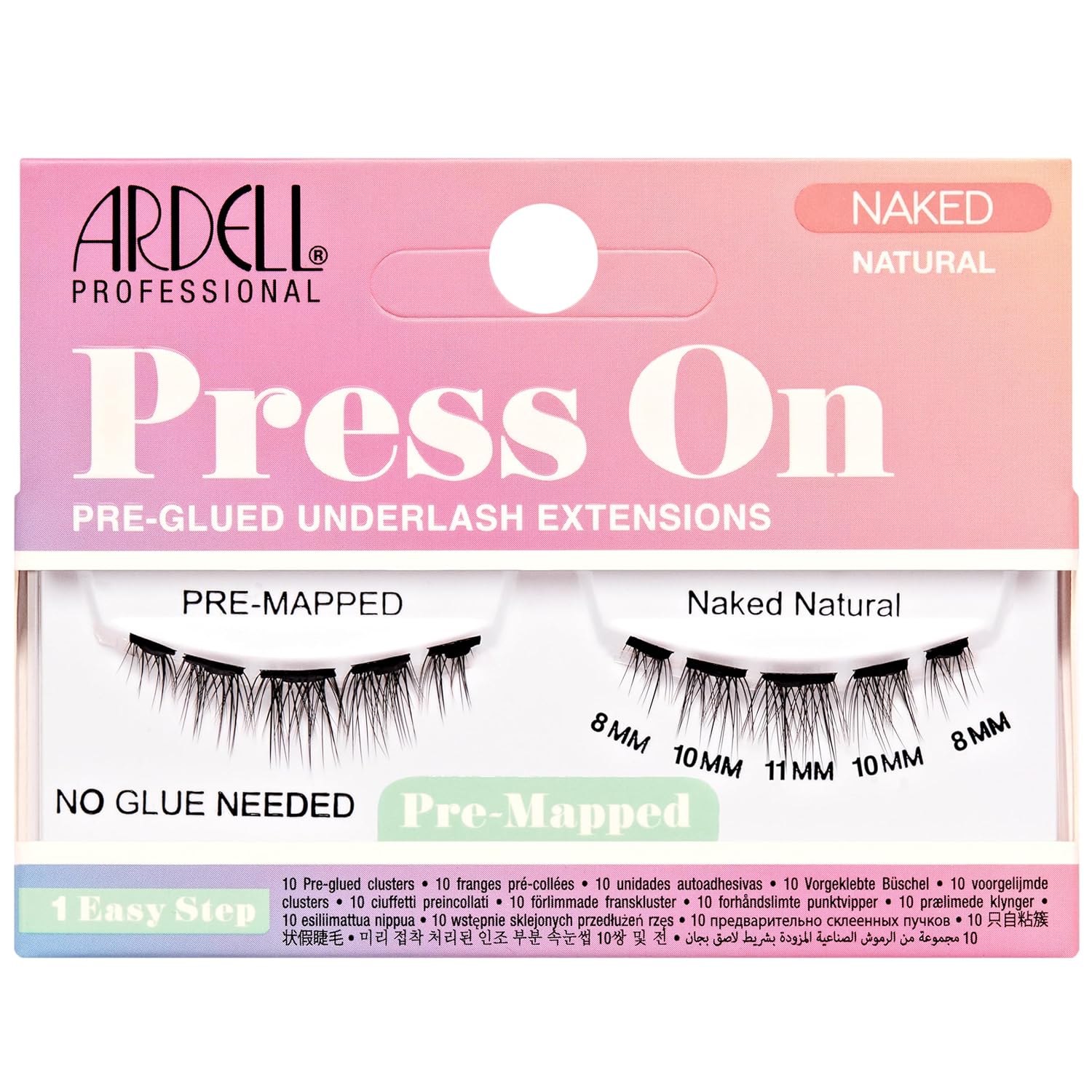 Amazon.com: Ardell Press On Lashes Pre-Mapped DIY Lash Clusters - Naked ...