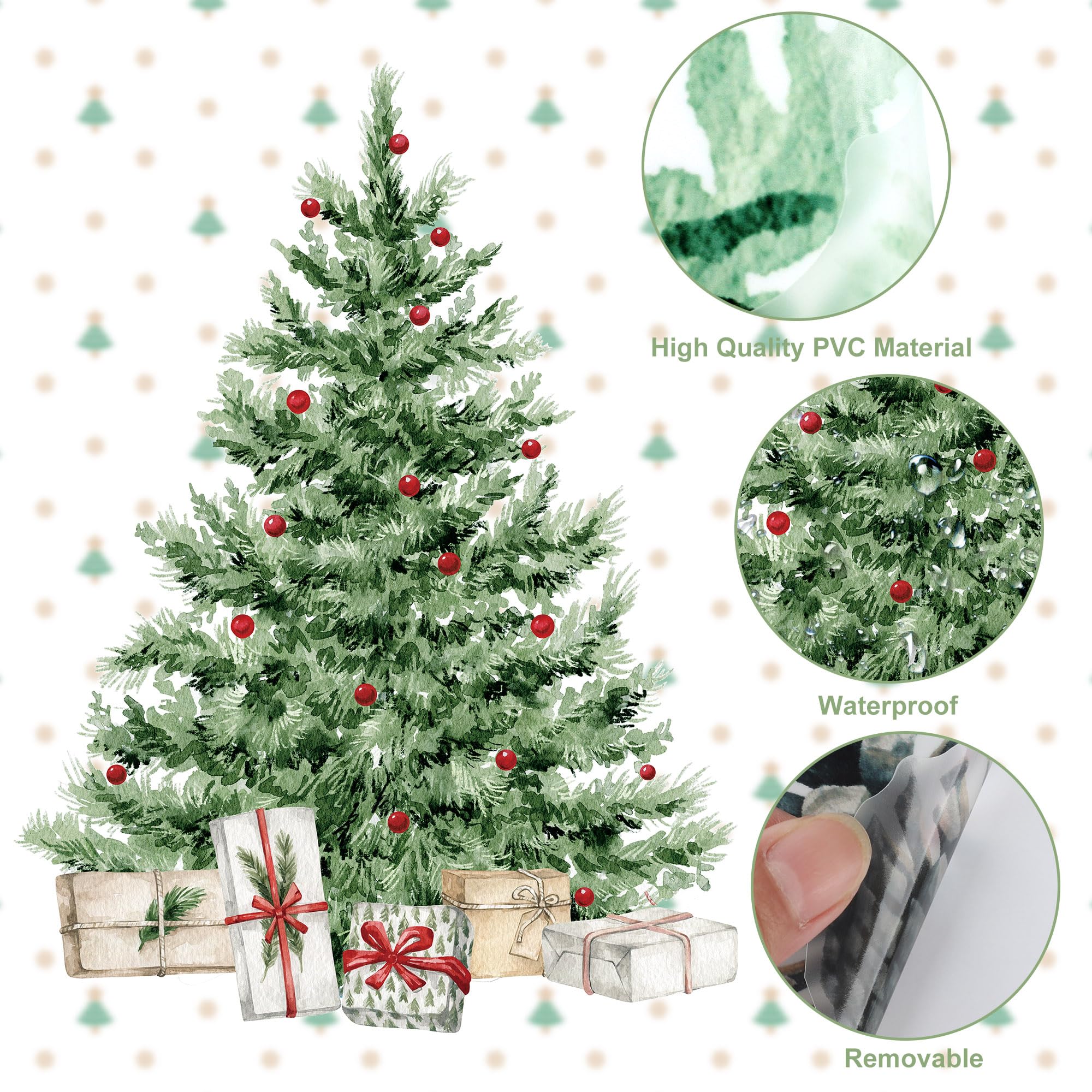 Life Size Christmas Tree Decals Christmas Tree Decal Etsy Sweden