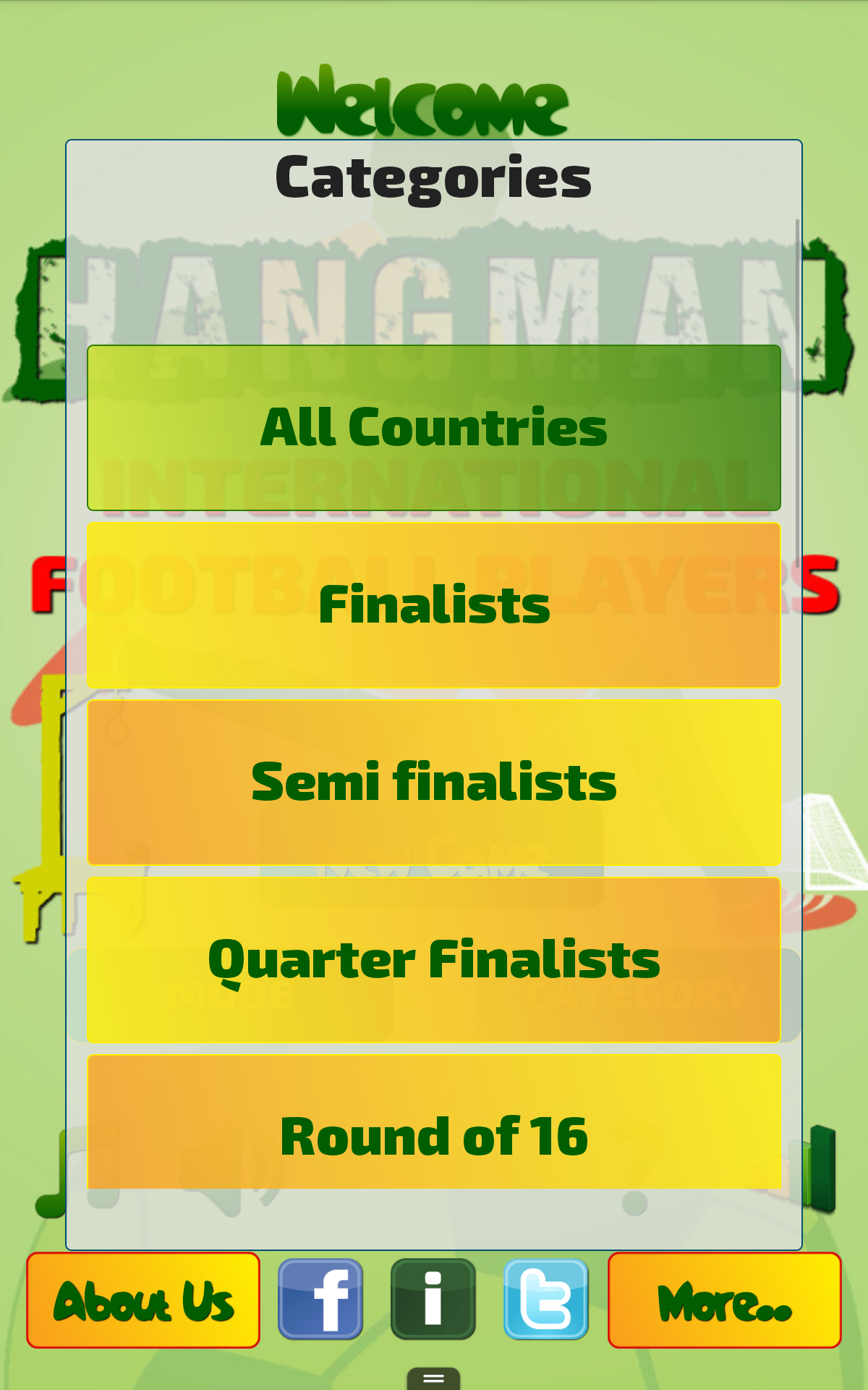 Hangman Intl' Football Players - App on Amazon Appstore