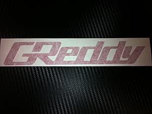Amazon.com: 1 Racing Decal Sticker FOR Greddy (New) Red Size 8"x1.3 ...