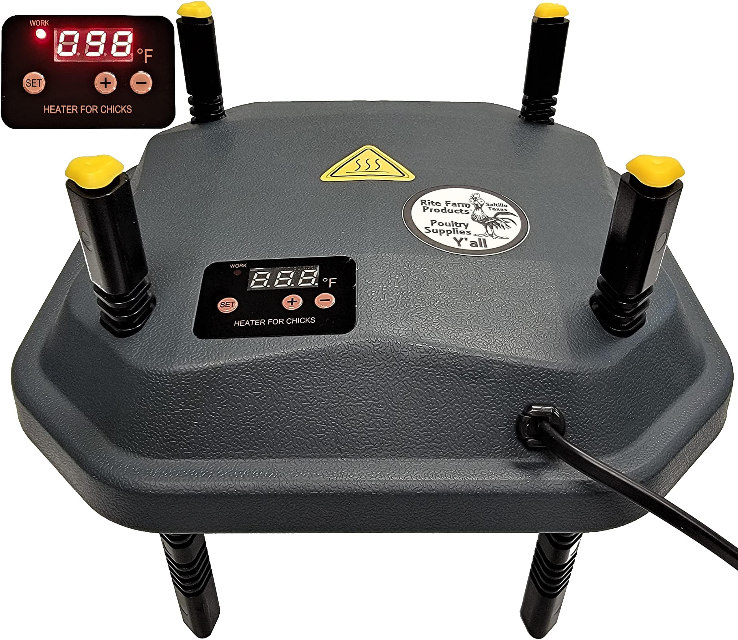 Amazon.com : Rite Farm Products 10"x10" Chick BROODER Heating Plate 13 ...