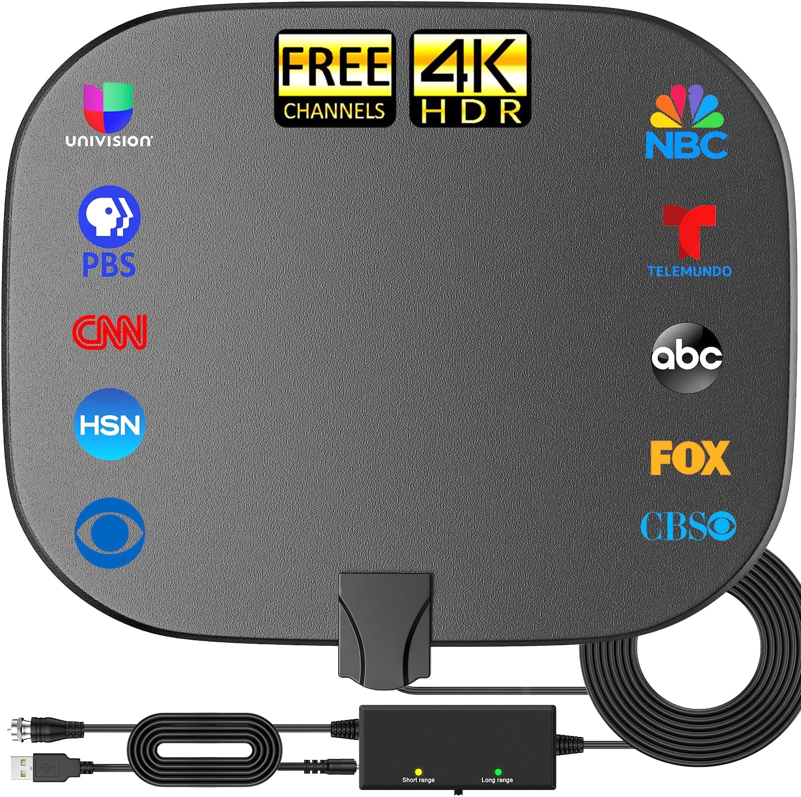 Long Range TV Reception WGGE HD Digital TV Antenna - Long Range ...
