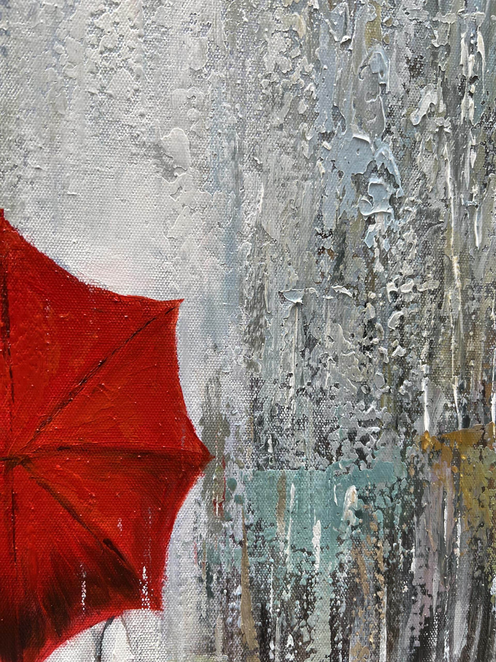 Art Hand-painted Landscape Oil Painting Contemporary Abstract Vertical ...