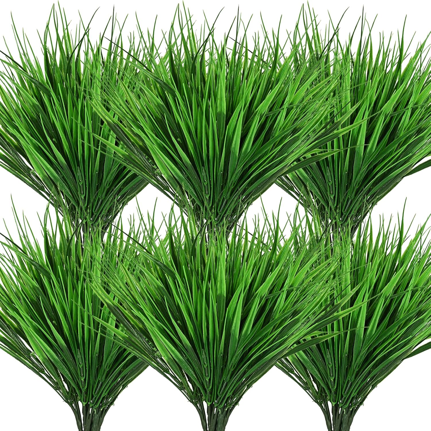Amazon.com: Sunm Boutique Artificial Outdoor Plants, 8 Bundles Fake ...