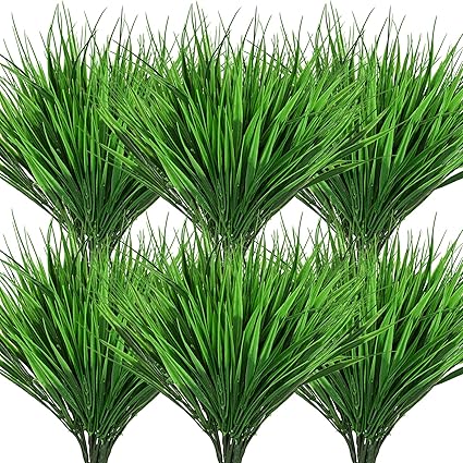 Amazon.com: Sunm Boutique Artificial Outdoor Plants, 8 Bundles Fake ...