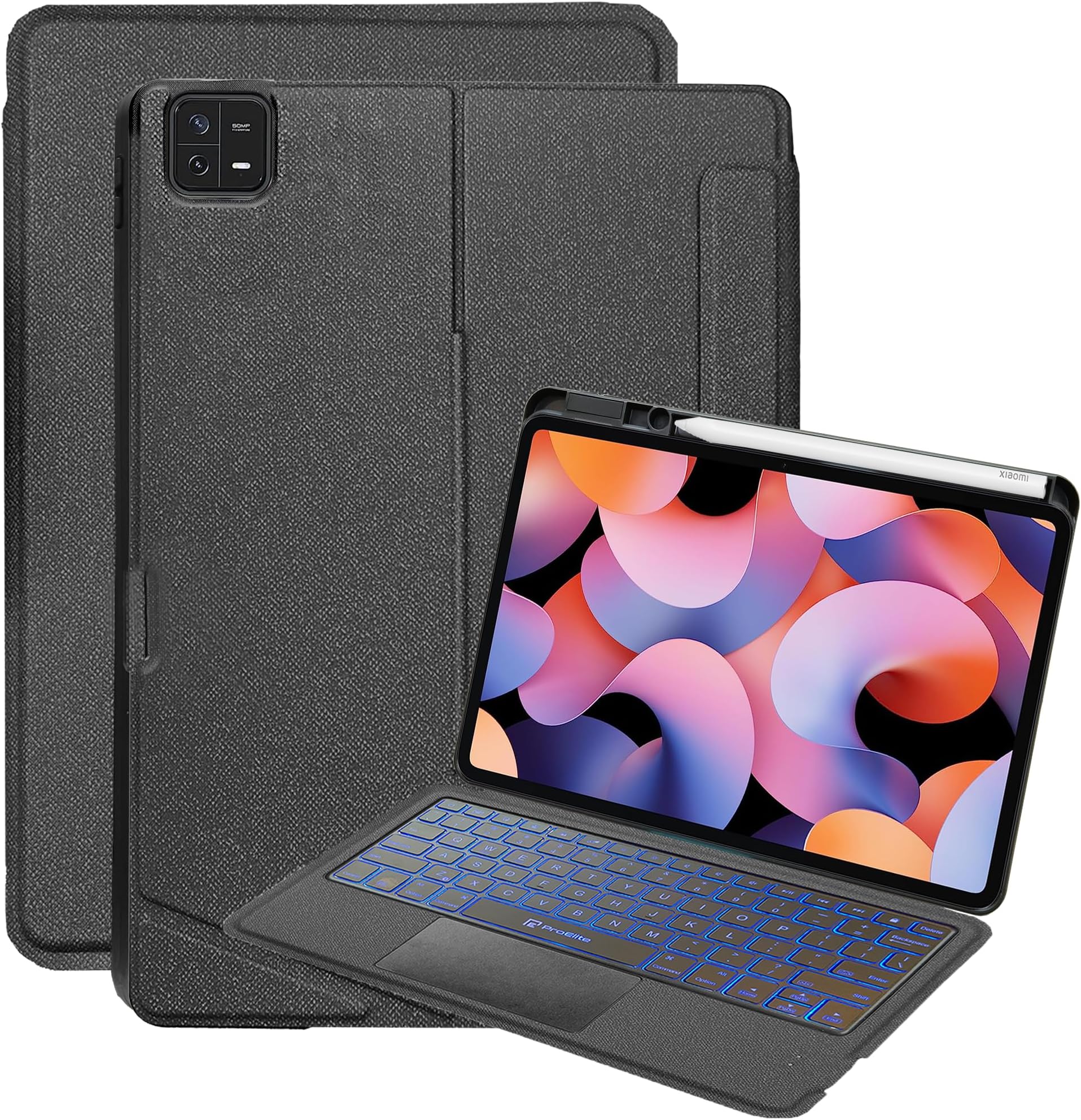 ProElite Wireless Bluetooth TouchPad Keyboard Case for Mi Pad 6 11 inch ...