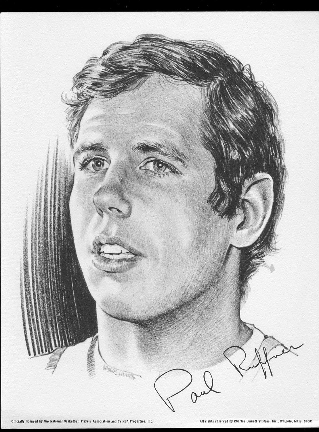 Amazon.com : 1974 Paul Ruffner Buffalo Braves Lithograph : Sports Fan ...