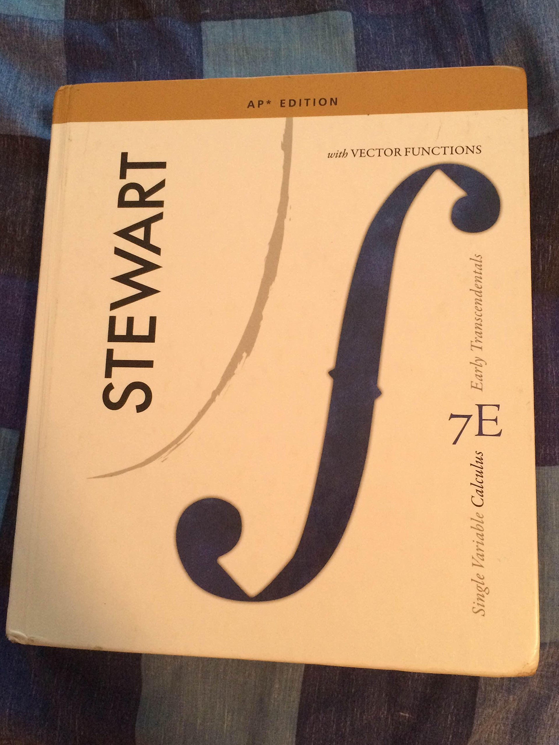 Single Variable Calculus, AP edition, Early Transcendentals with Vector ...