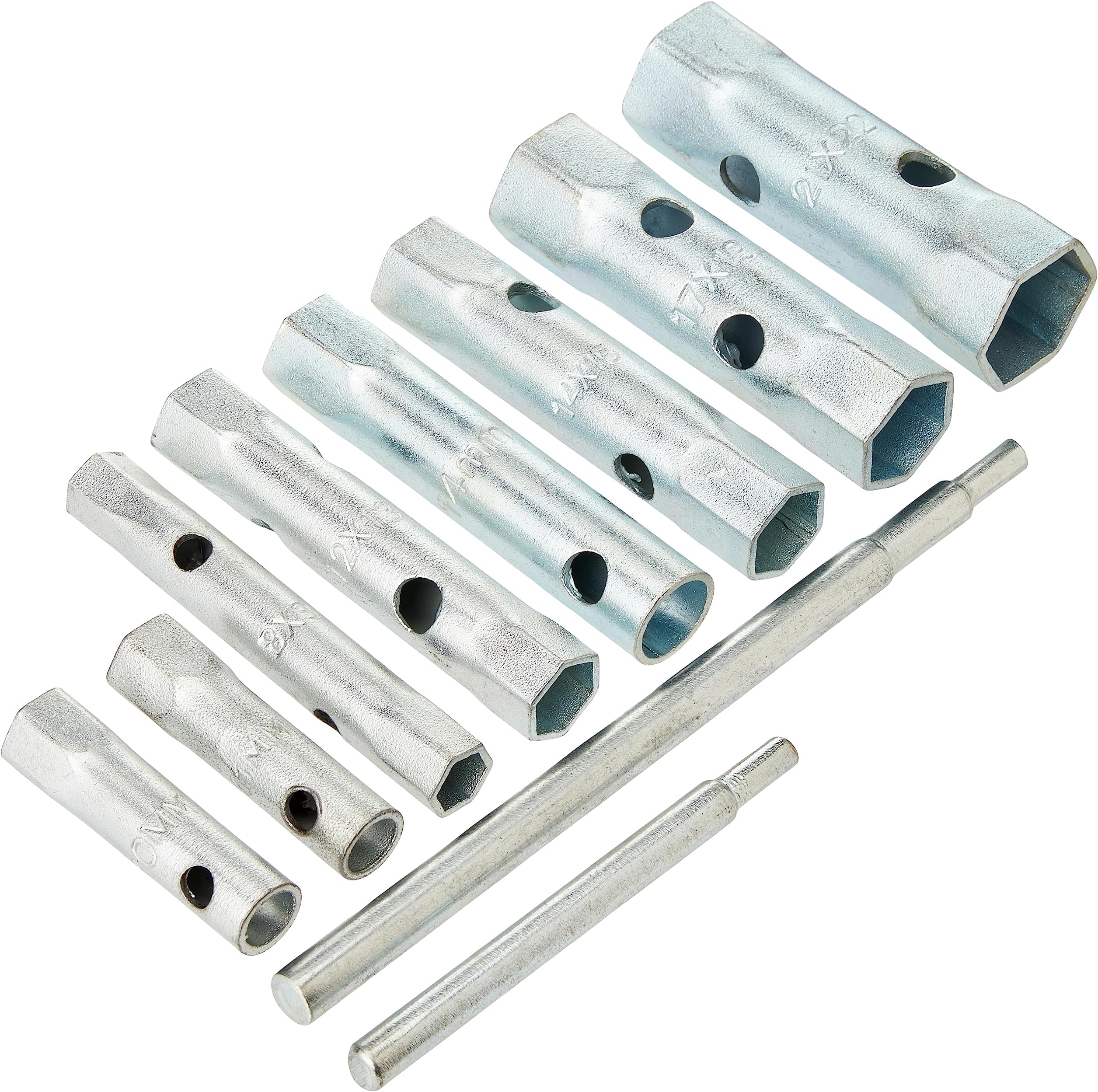 Amtech K1150 6 Piece Tubular Box Spanner Set with Tommy bar : Amazon.co ...