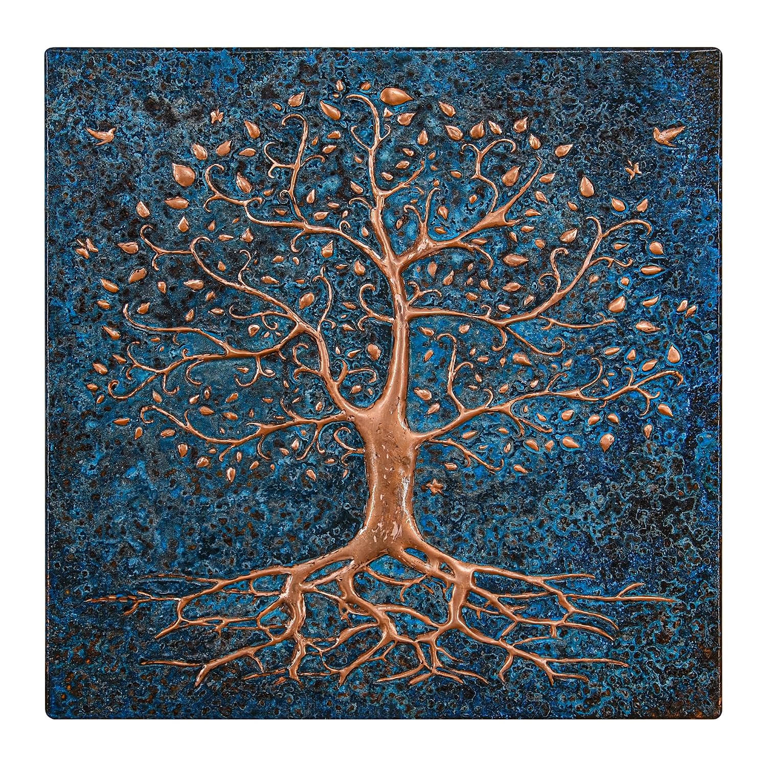 Amazon.com: Kitchen Backsplash, Tree with Roots Copper Backsplash ...
