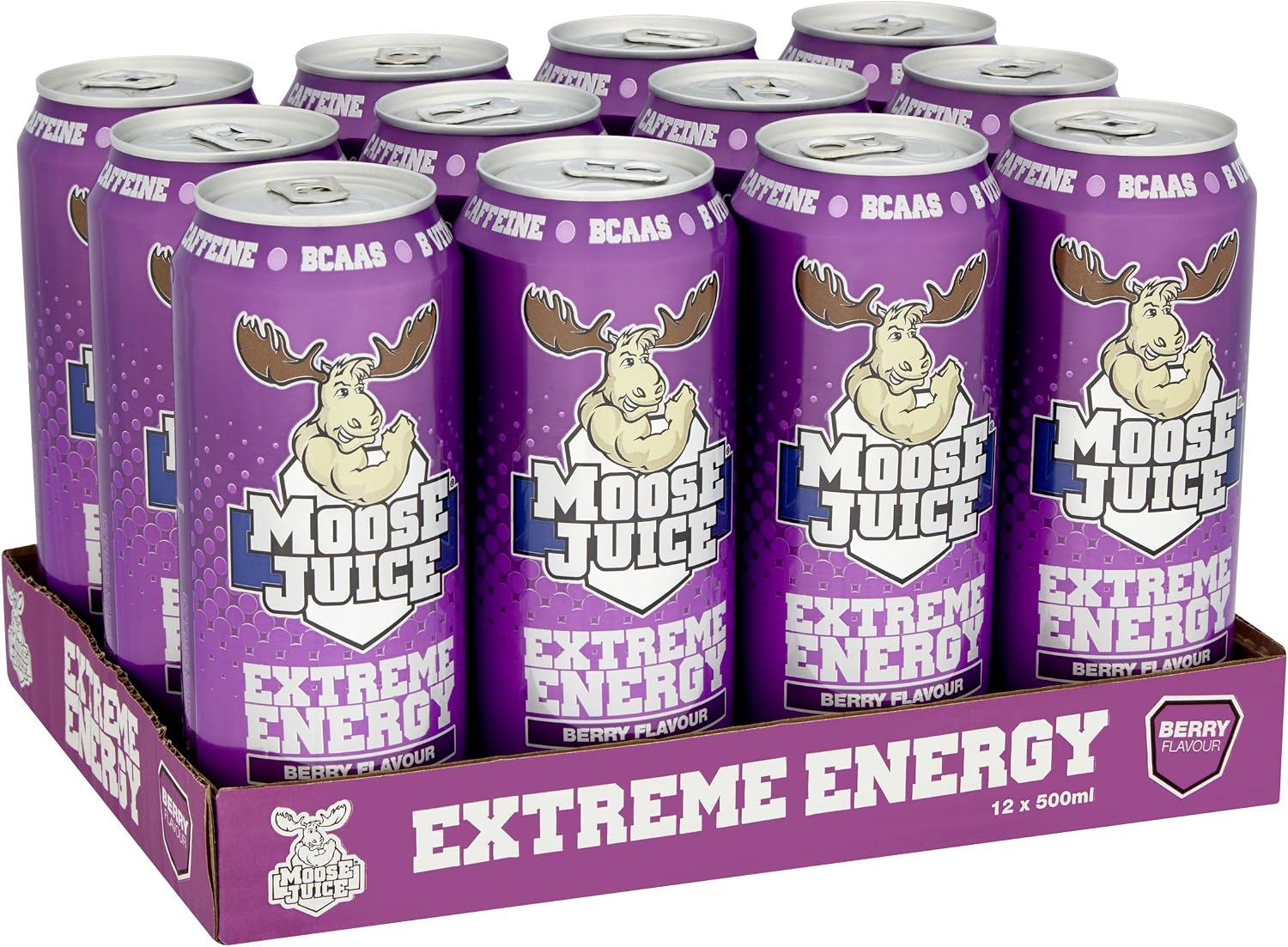 Muscle Moose – Moose Juice Extreme Energy | Caffeine Drink, BCAA & B ...