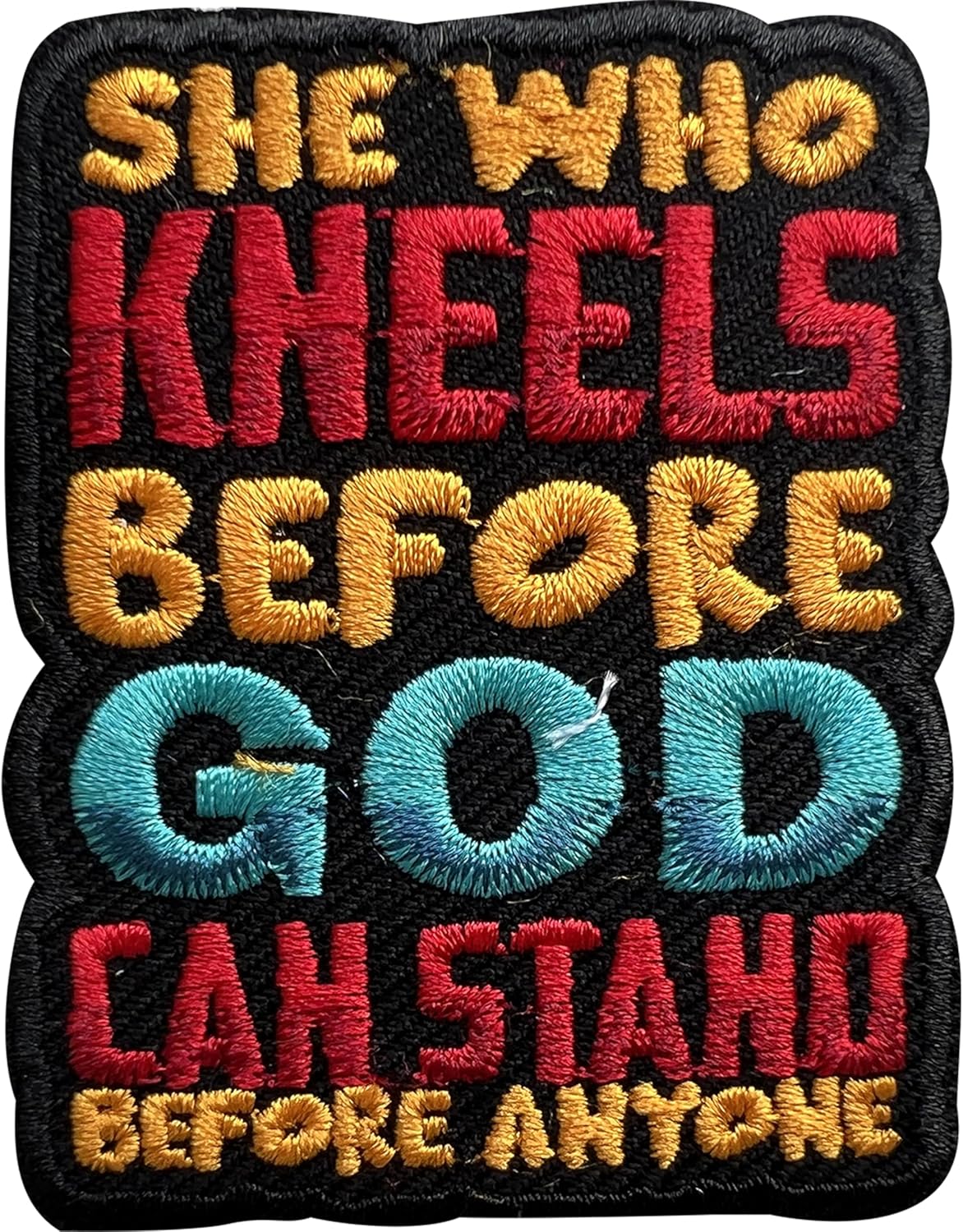 Amazon.com: Zolawe She Who Kneels Before God Patch, Sew On Iron On ...