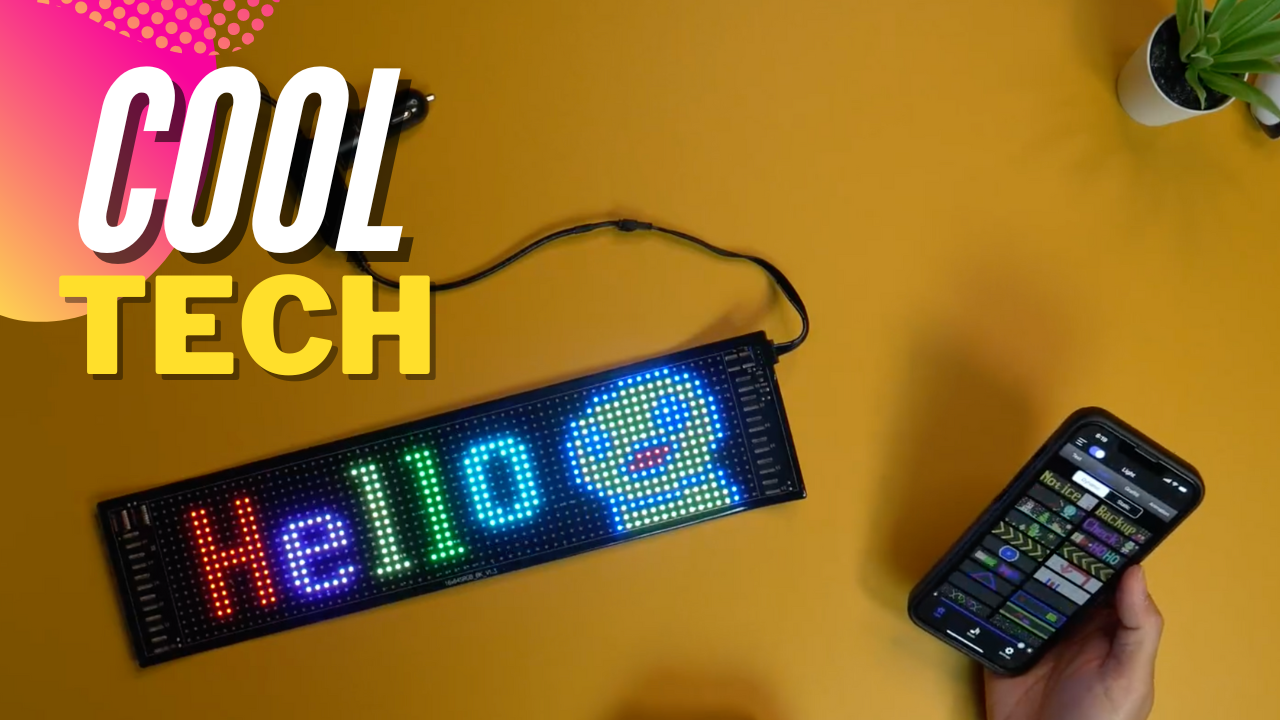 Watch KJOY Bluetooth App Control LED Sign on Amazon Live
