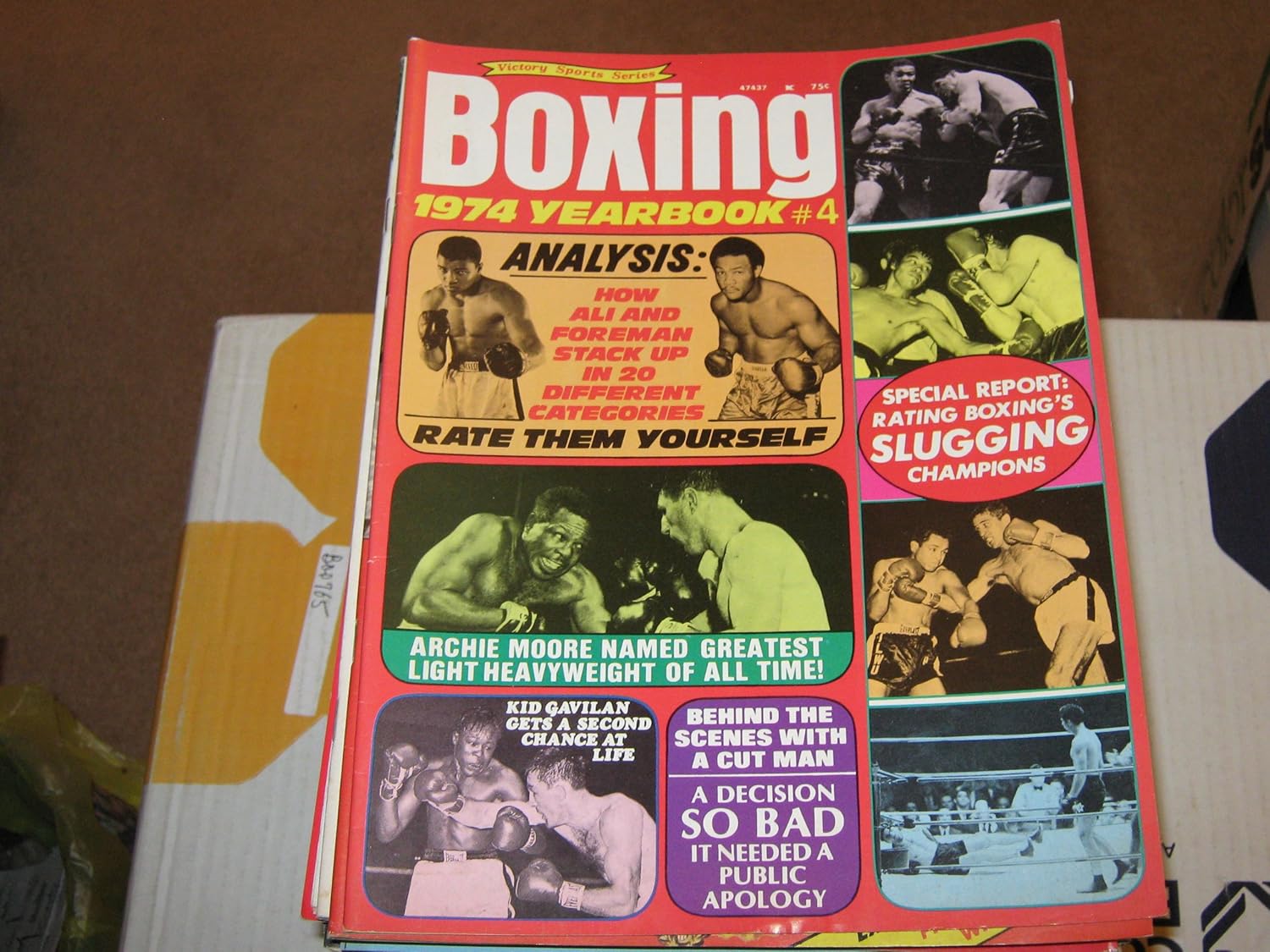 Amazon.com: Victory Sports Series Boxing Yearbook Magazine (Ali ...