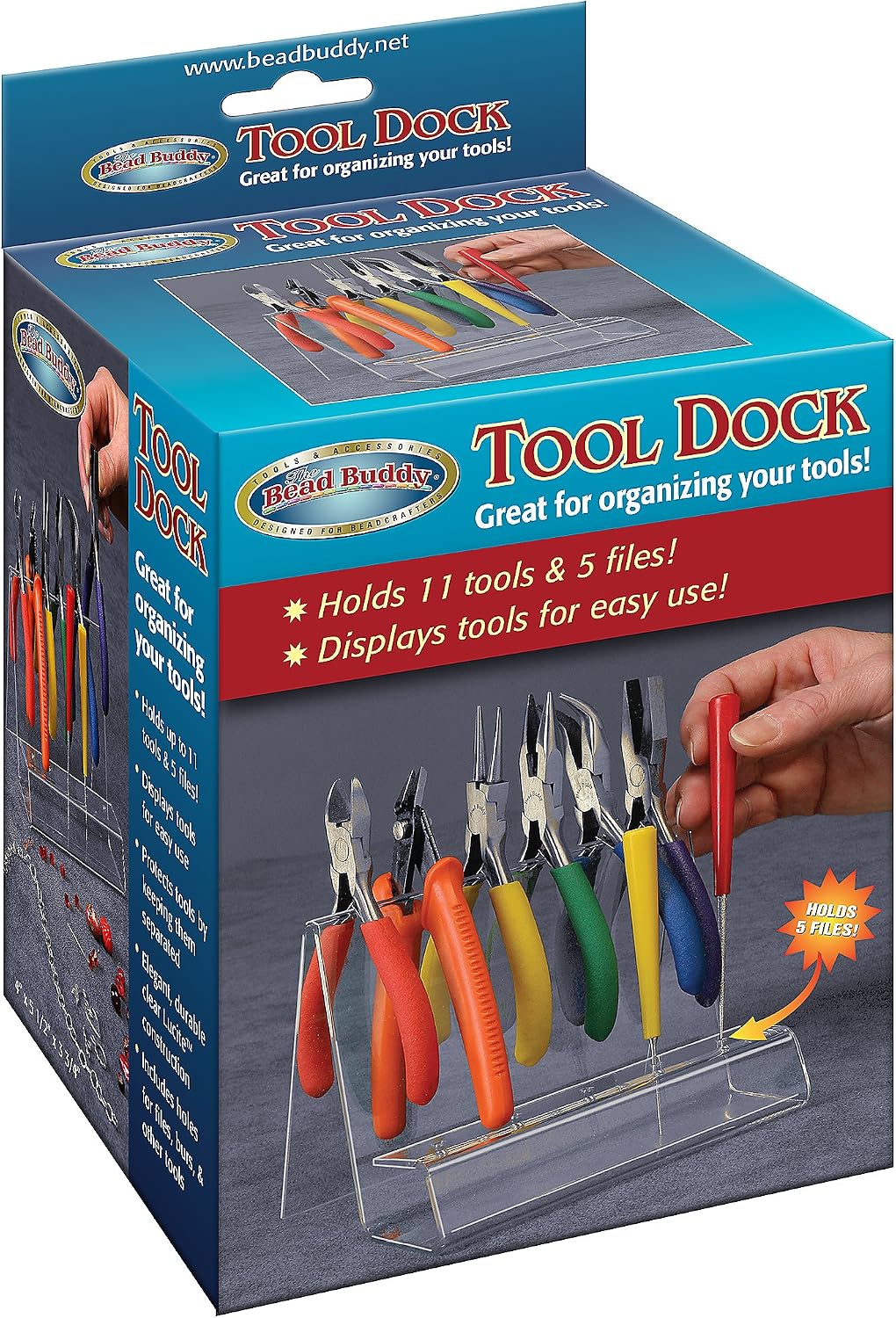 Amazon.com: Bead Buddy Tool Dock-Display Your Favorite Craft Tools ...