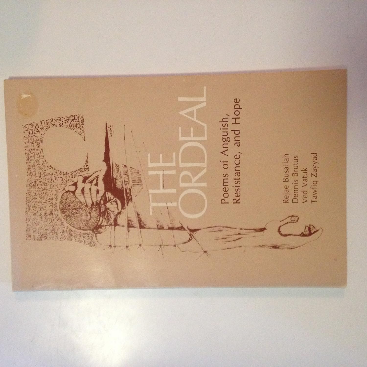 The Ordeal: poems of Anguish, Resistance and Hope": Rejae Busailah ...
